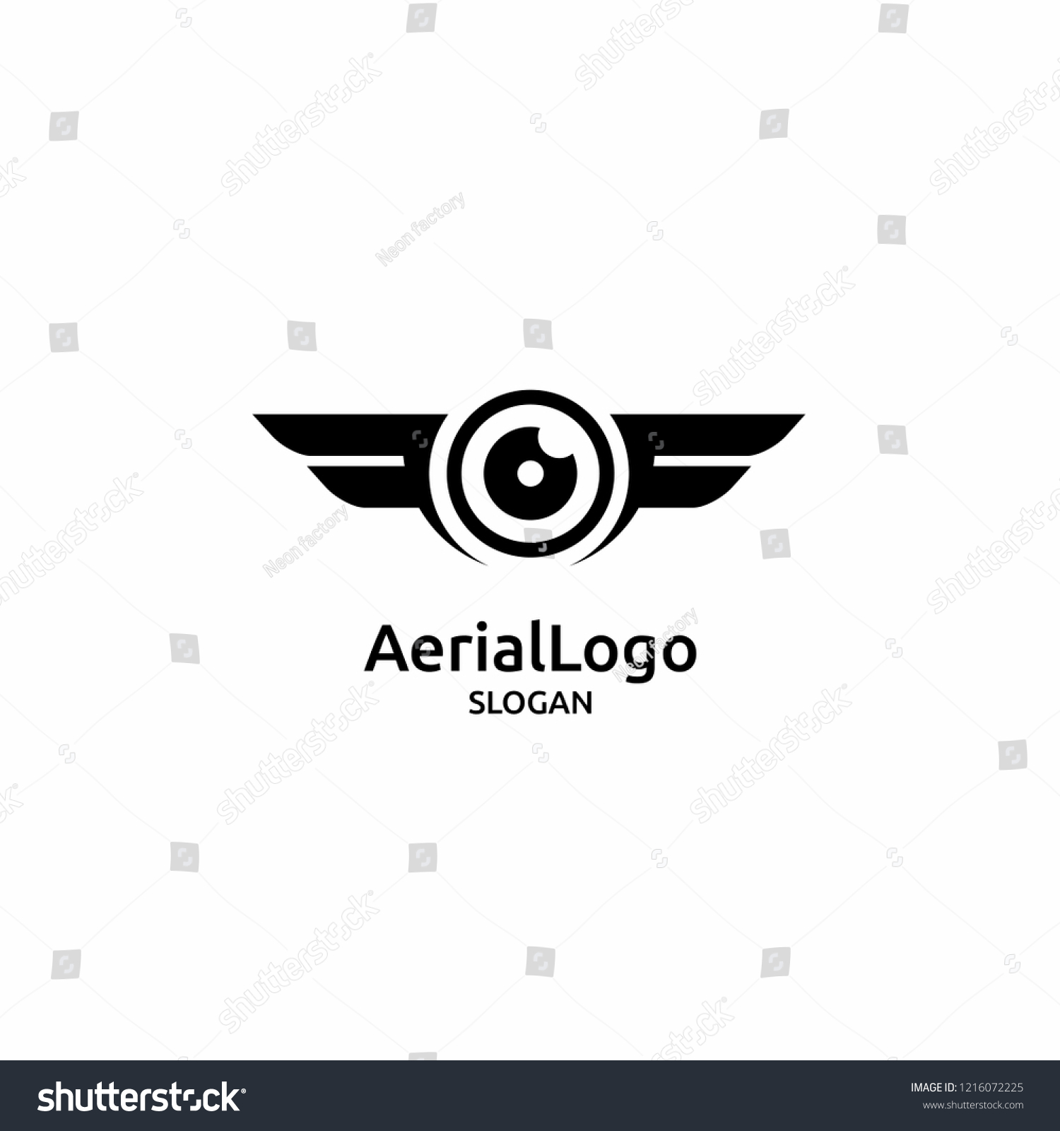 Aerial Logo Icon Designs Vector Stock Vector (Royalty Free) 1216072225