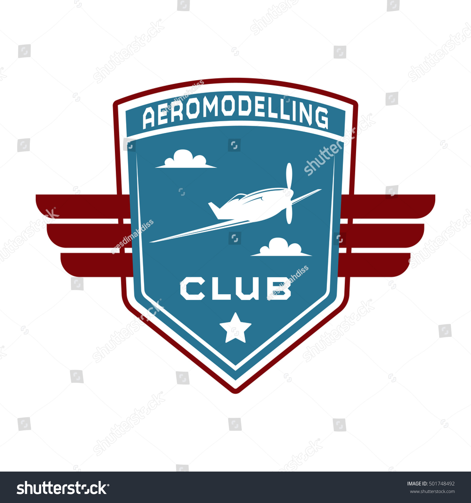 Aero Logo Aeromodeling Logo Stock Vector (Royalty Free) 501748492