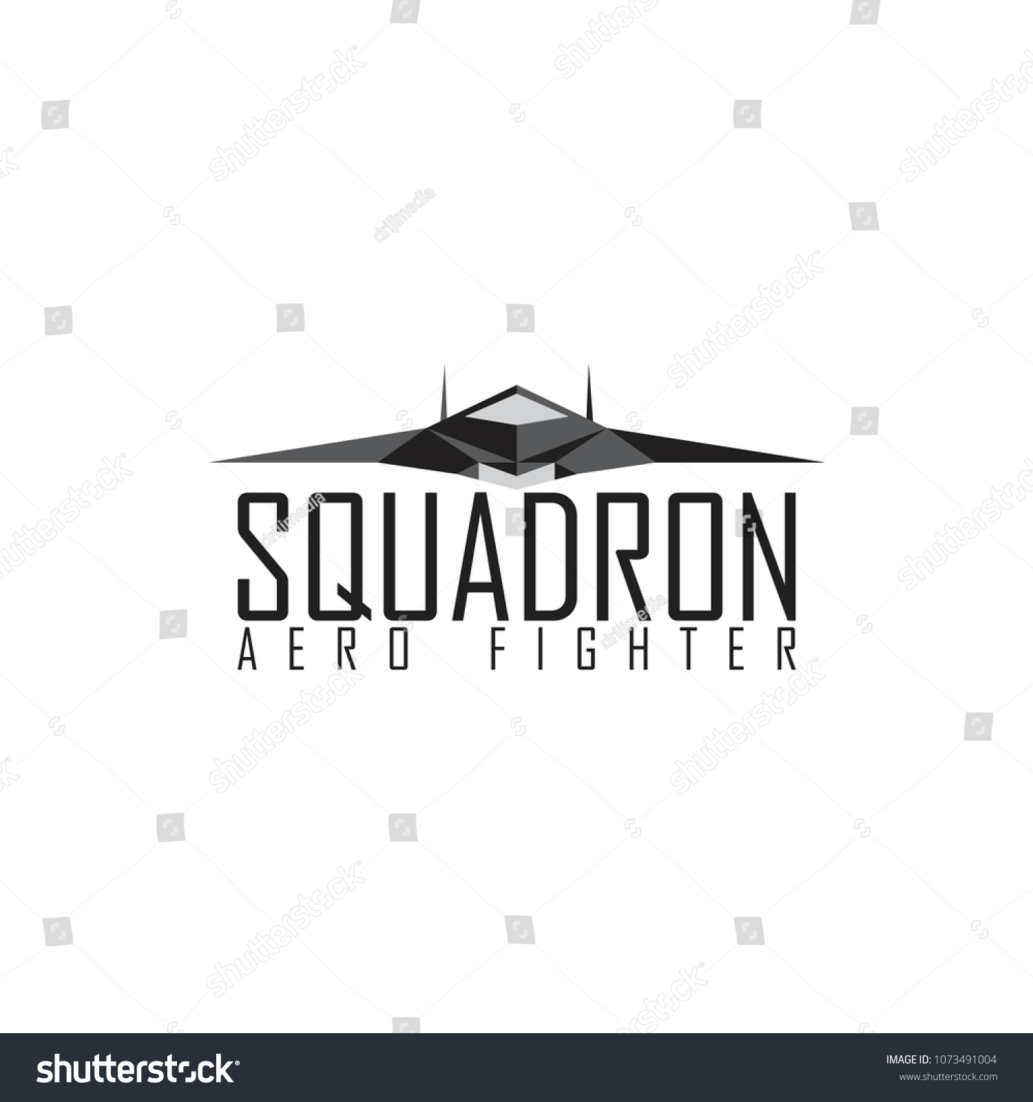 Aerospace Fighter Squadron Plane Logo Design: Vector có sẵn (miễn phí ...