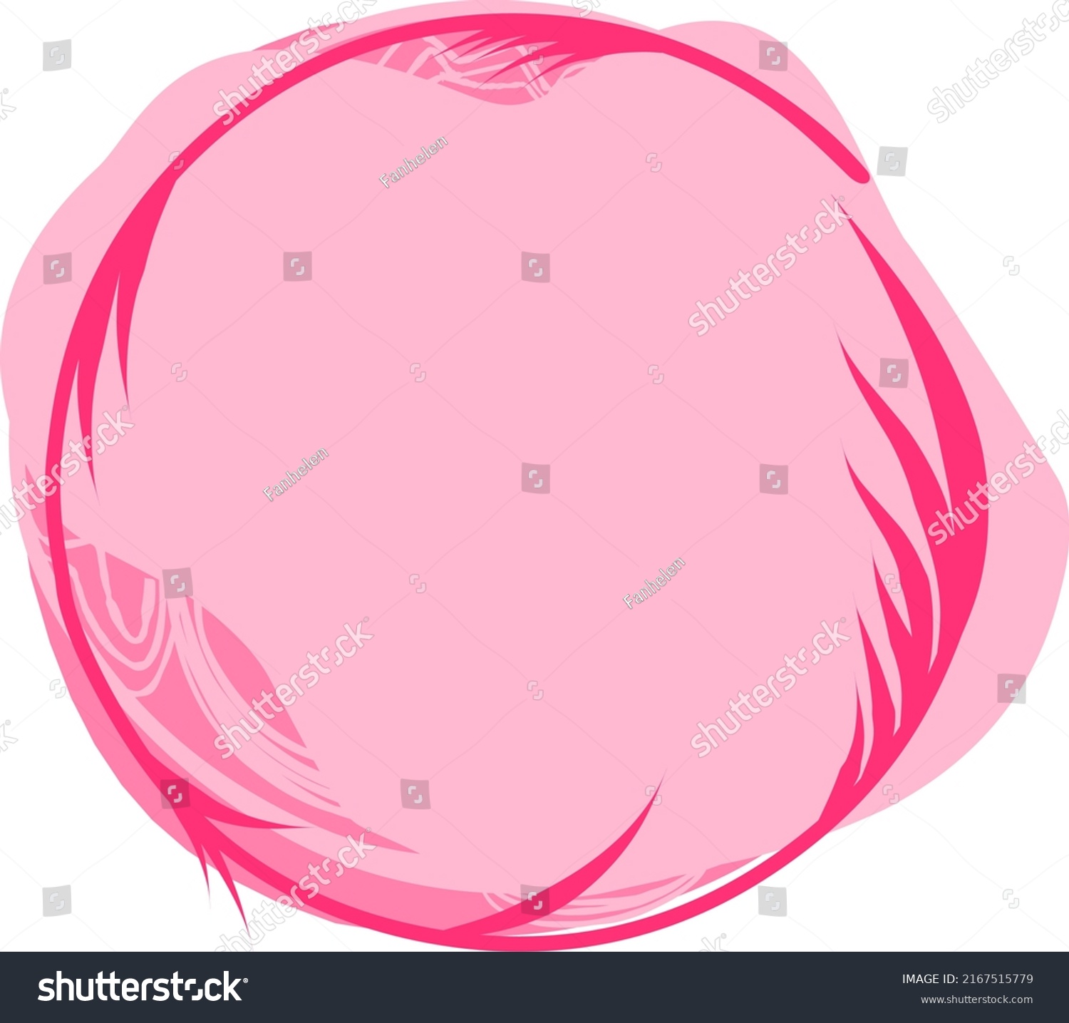 Aesthetic Circle Borders Leaf Aesthetic Background Stock Vector ...