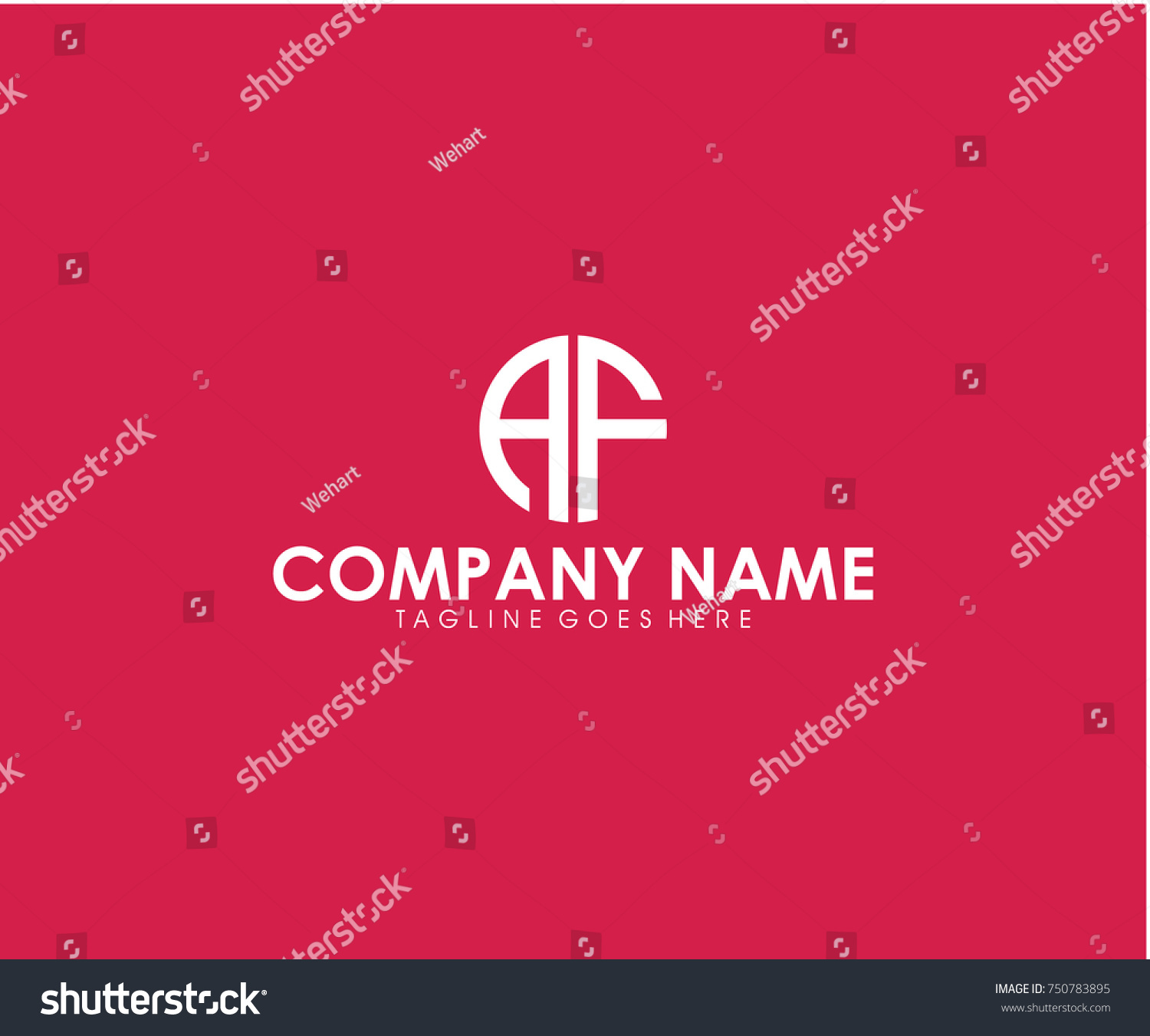 Af Circle Logo Stock Vector (Royalty Free) 750783895 | Shutterstock