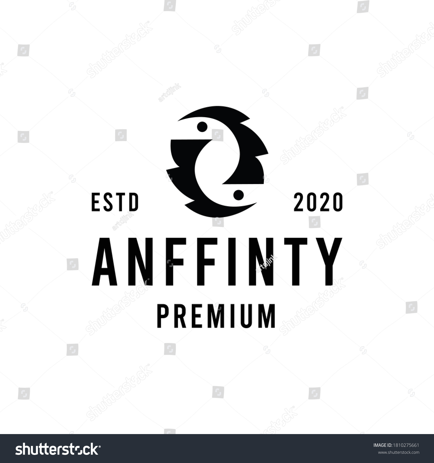 Affinity Premium Vector Logo Illustration Connection Stock Vector ...