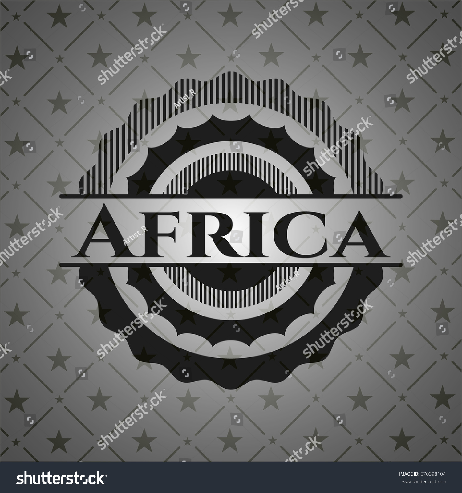 Africa Dark Emblem Stock Vector (Royalty Free) 570398104 | Shutterstock