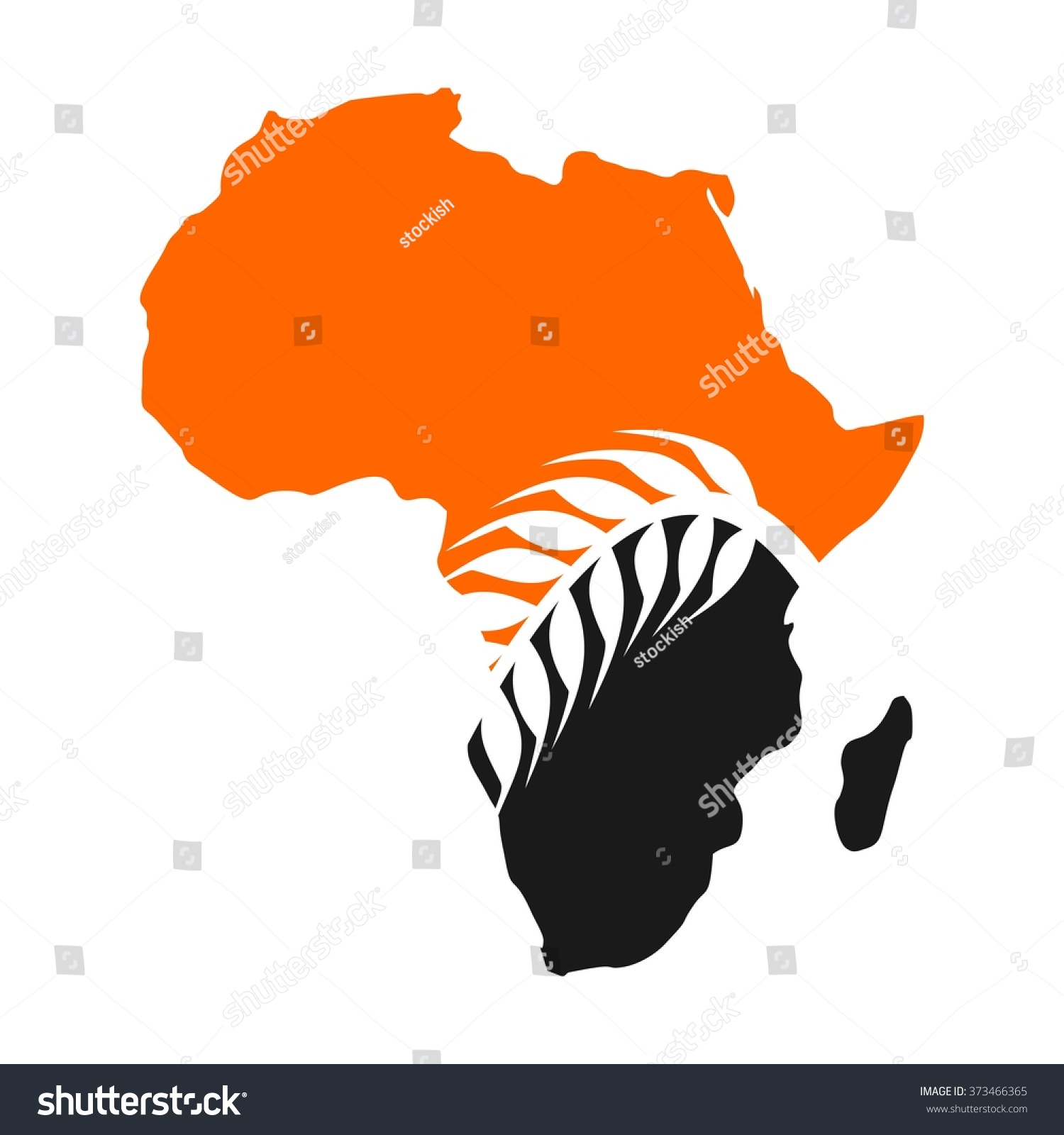 Africa Logo Vector Stock Vector (Royalty Free) 373466365 | Shutterstock