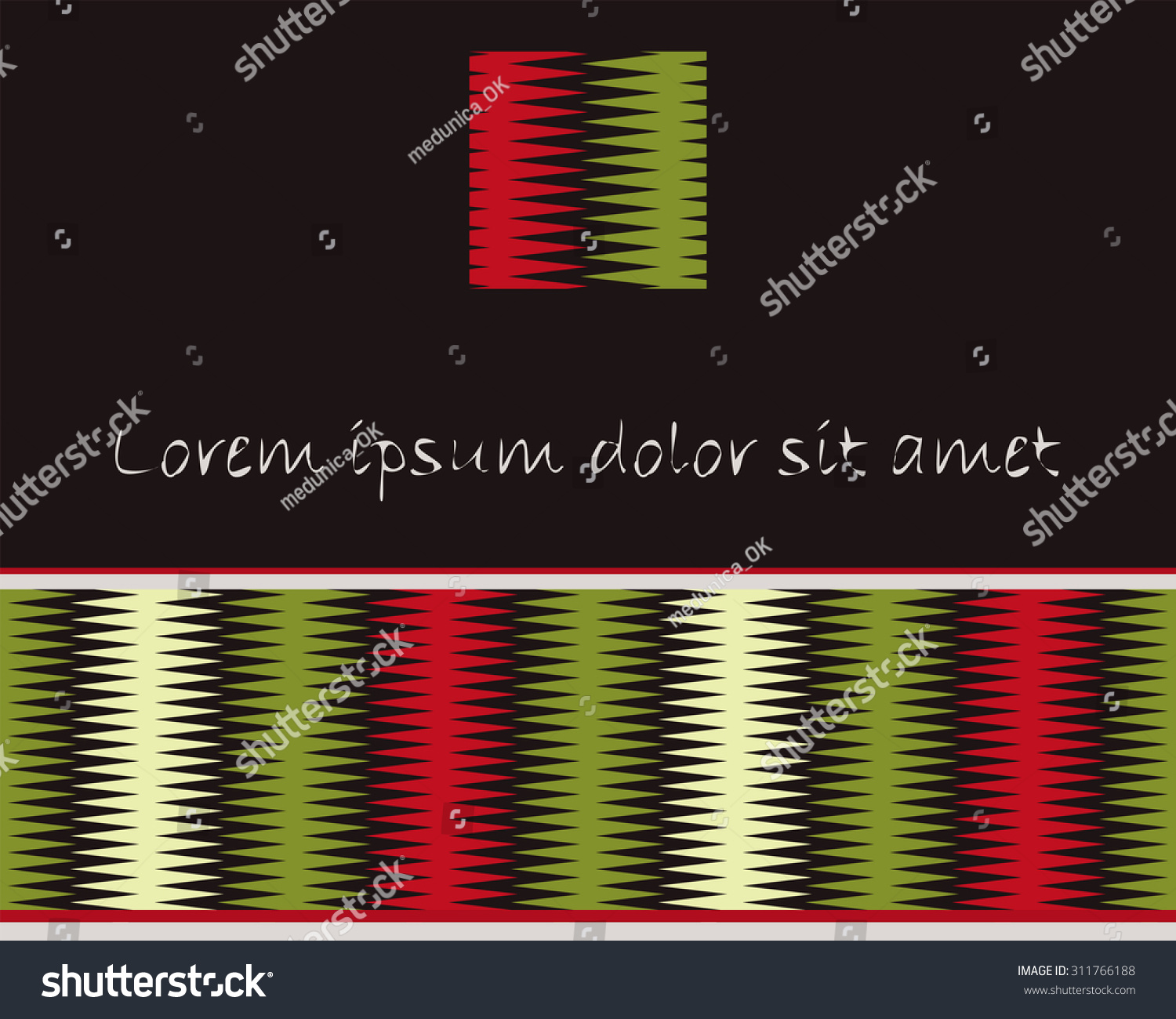 African Background Design Template Stock Vector (Royalty Free ...