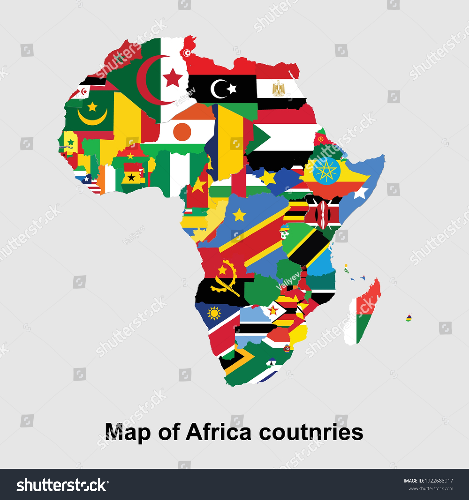 87,410 Africa map flags Images, Stock Photos & Vectors | Shutterstock