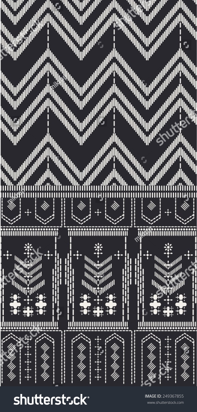 African Dress Pattern 스톡 벡터(로열티 프리) 249367855 | Shutterstock