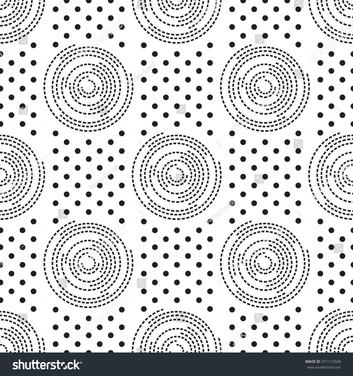 African Ethnic Dot Pattern Stock Vector (Royalty Free) 471115508 ...