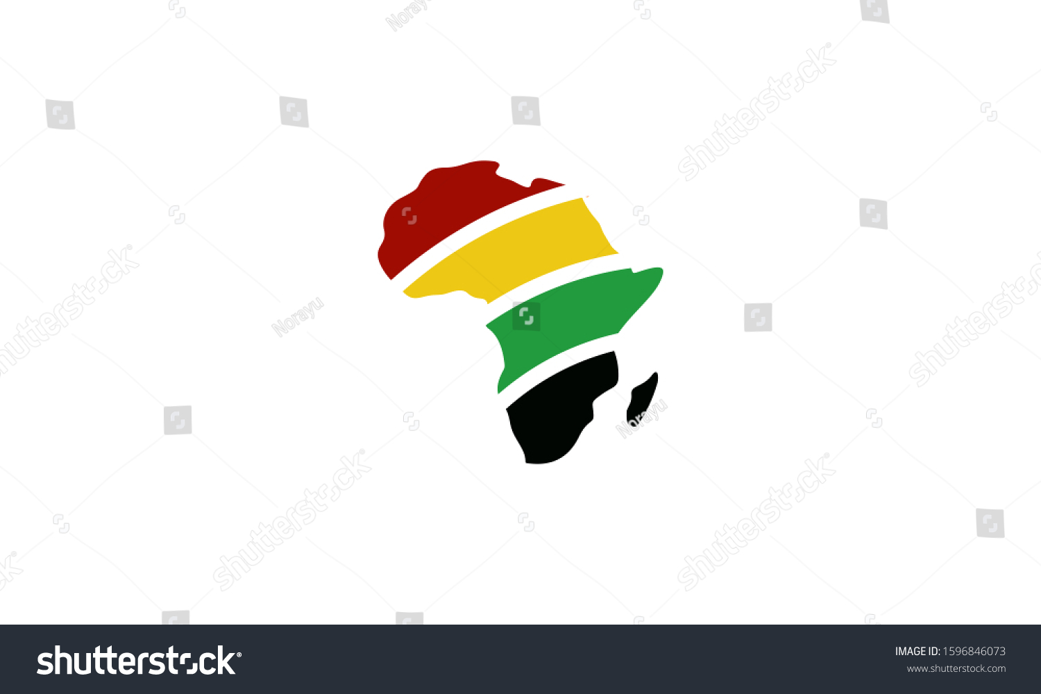 African Logo Vector Stock Image Stock Vector (Royalty Free) 1596846073 ...