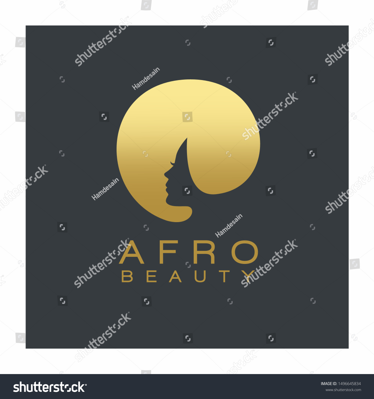 Afro Beauty Logo Design Vector: Vector có sẵn (miễn phí bản quyền ...