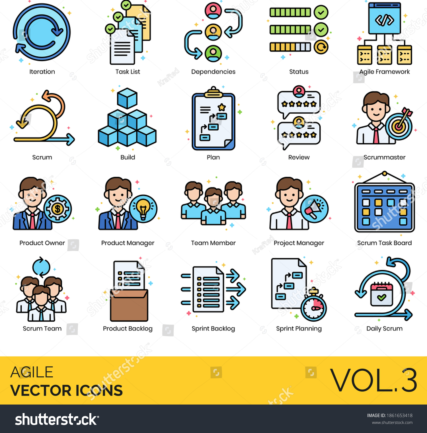 Scrum team icon : 1 769 images, photos et images vectorielles de stock ...