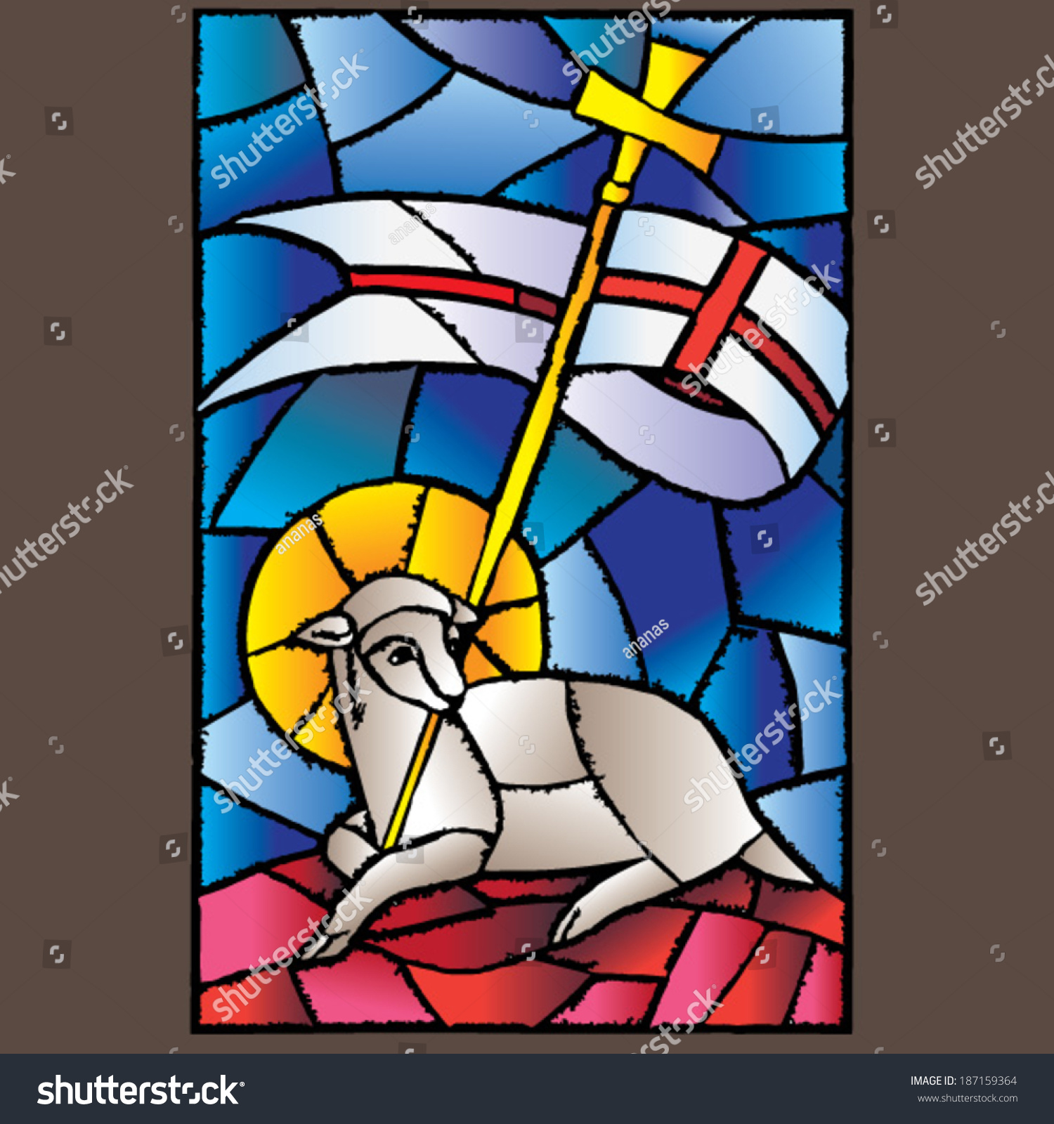 Agnus Dei Stock Vector (Royalty Free) 187159364 | Shutterstock