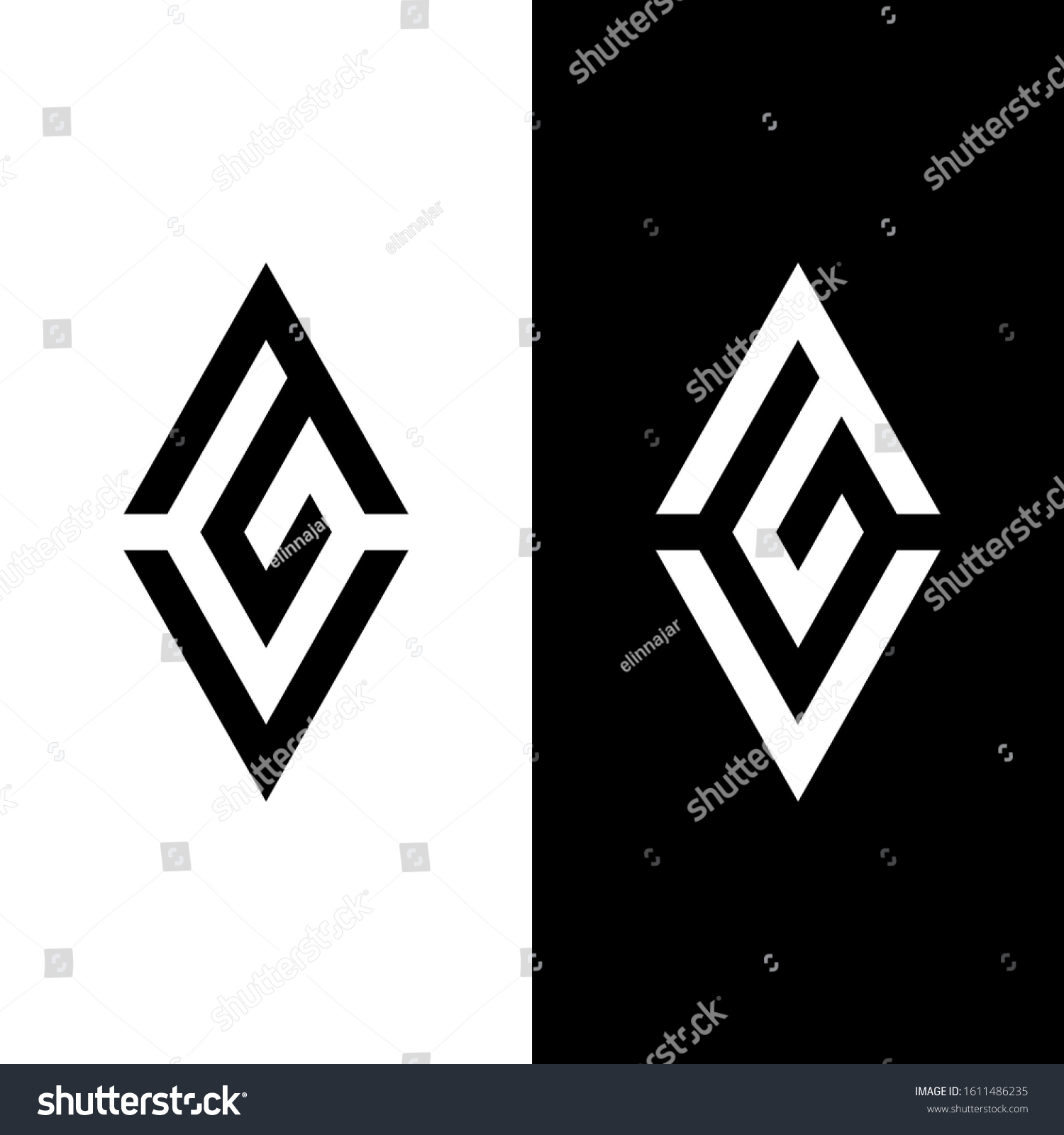 Agv Letter Logo Designs Vector Stock Vector (Royalty Free) 1611486235