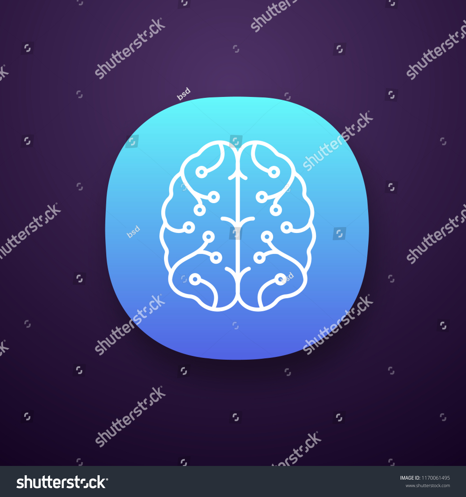 Ai App Icon Uiux User Interface: vetor stock (livre de direitos ...