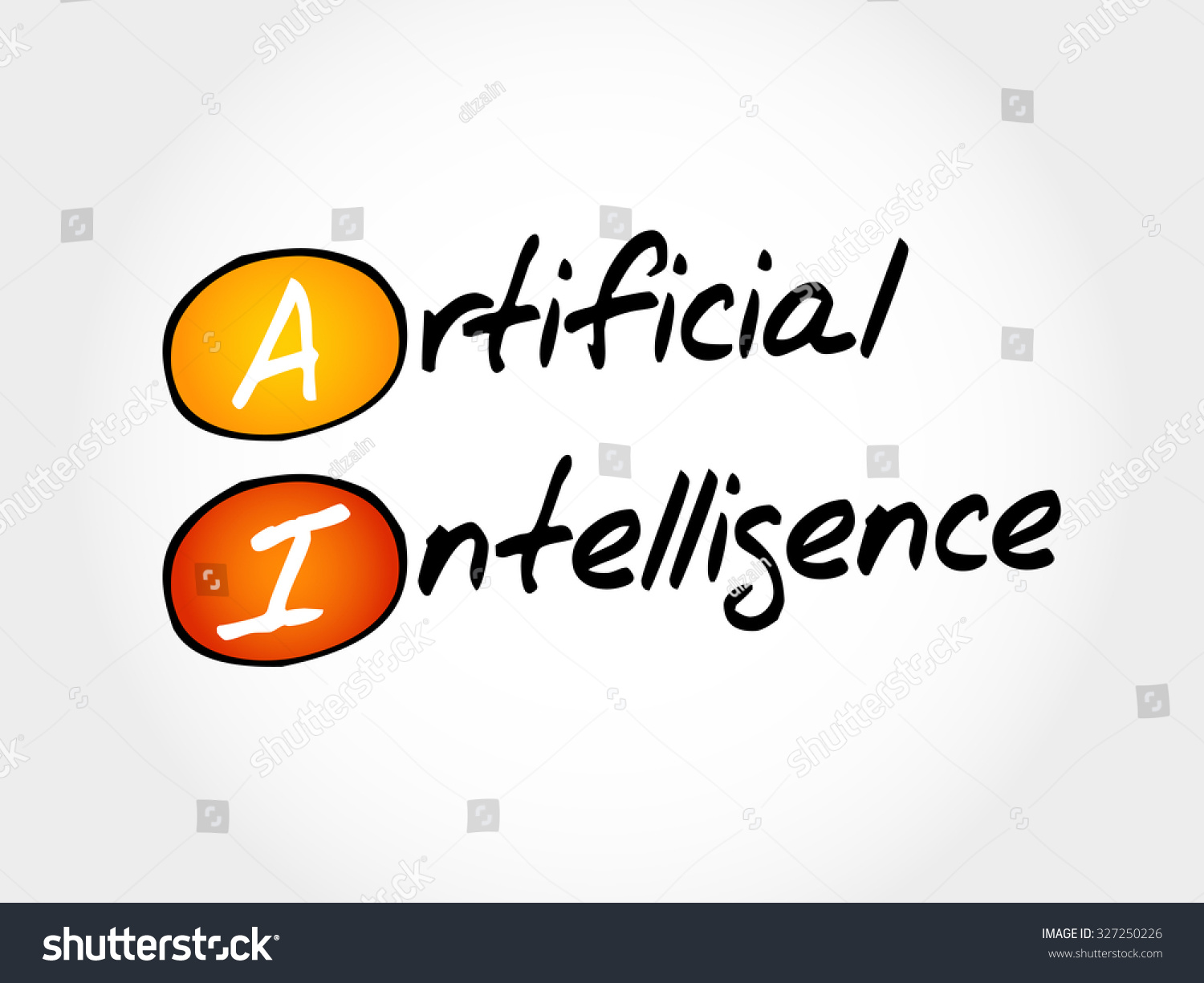 Ai Artificial Intelligence Acronym Concept Stock Vector (Royalty Free ...