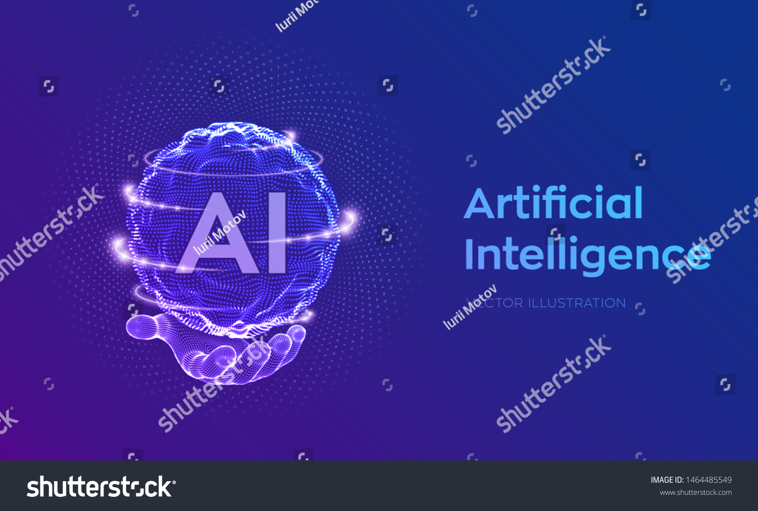 AI. Logo d'intelligence artificielle à la : image vectorielle de stock ...