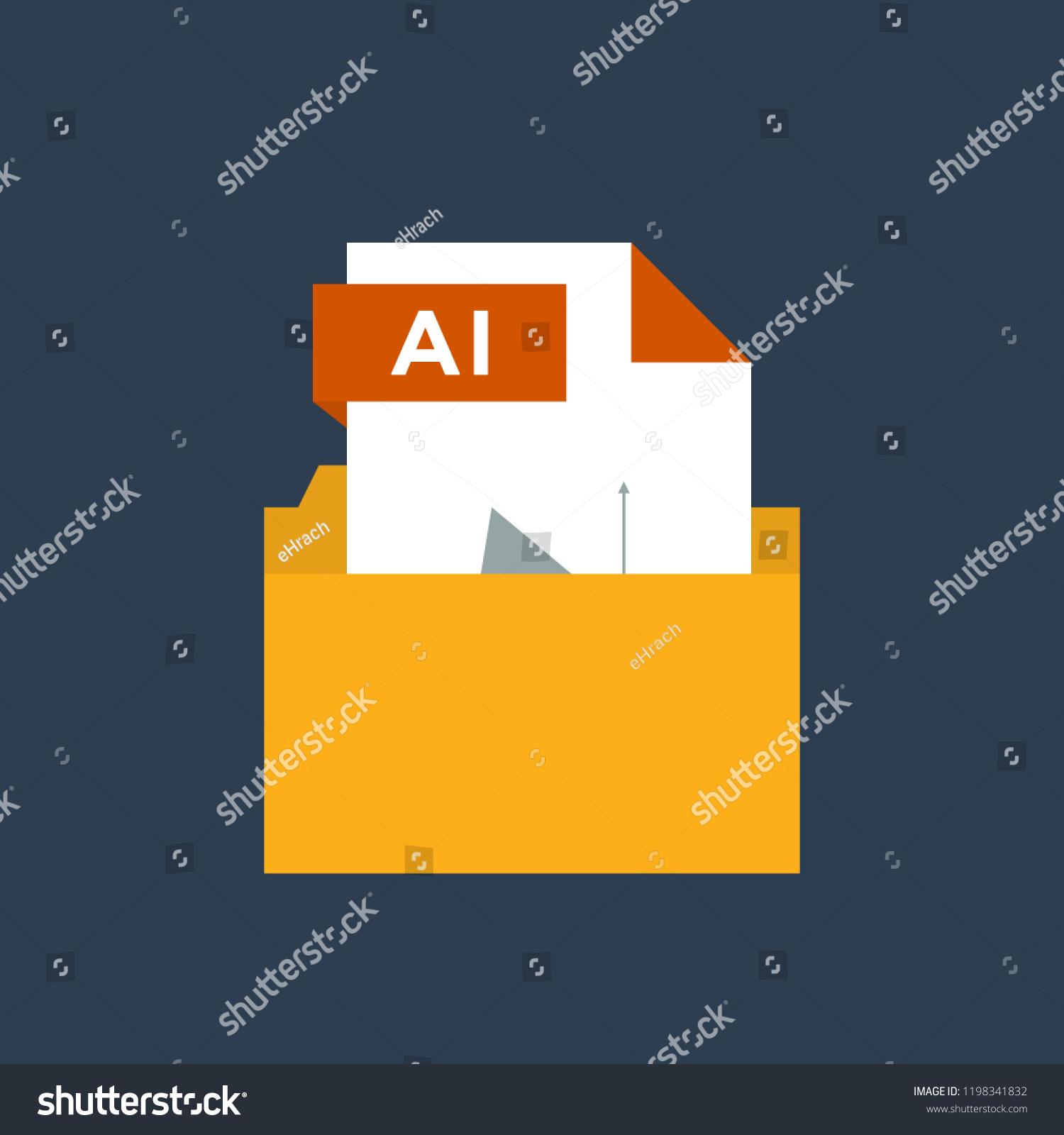 Ai Vector Drawing Document File Format Stock Vector (Royalty Free ...