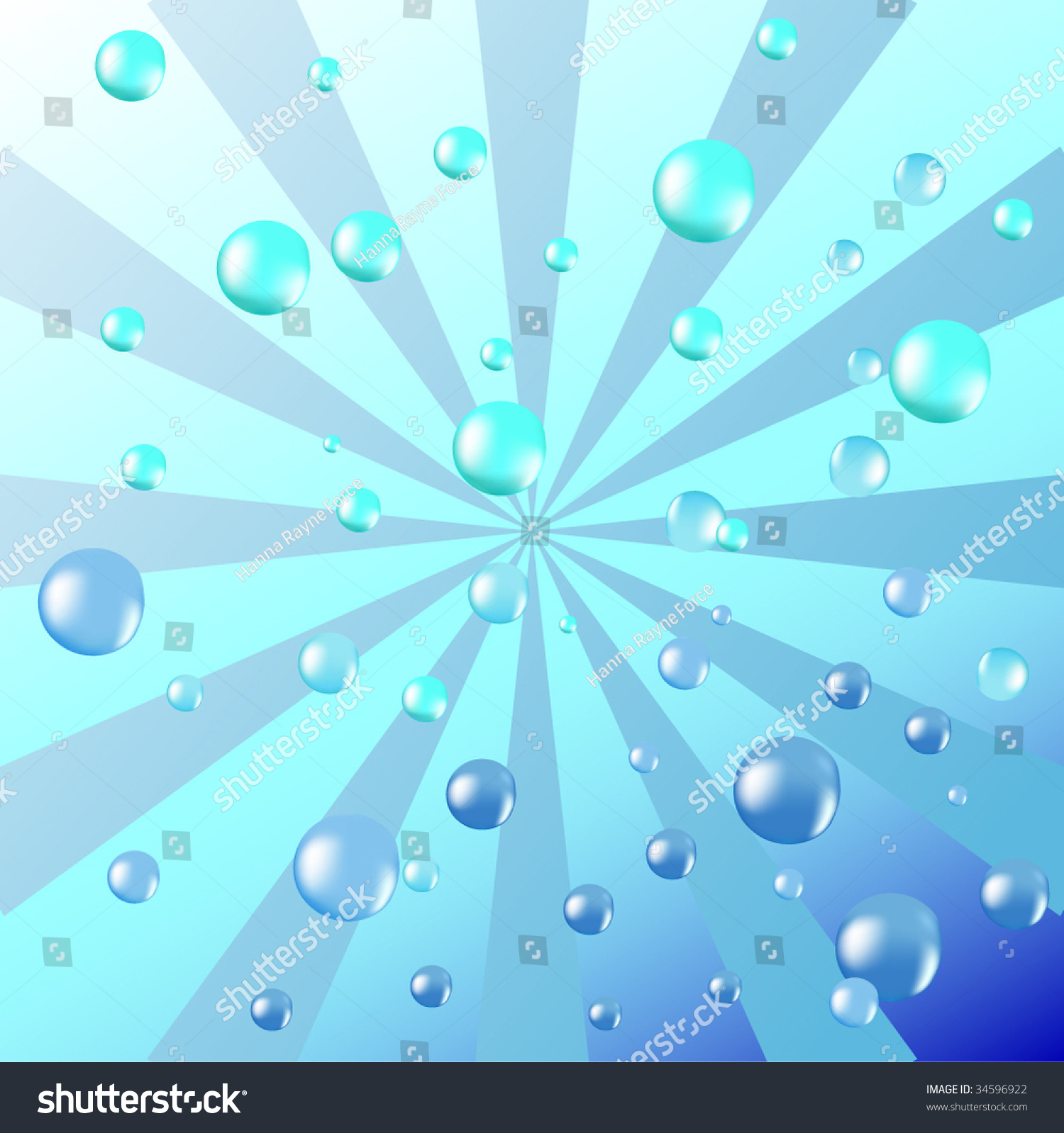 Air Bubbles Rising Water Vector Stock Vector (Royalty Free) 34596922 ...