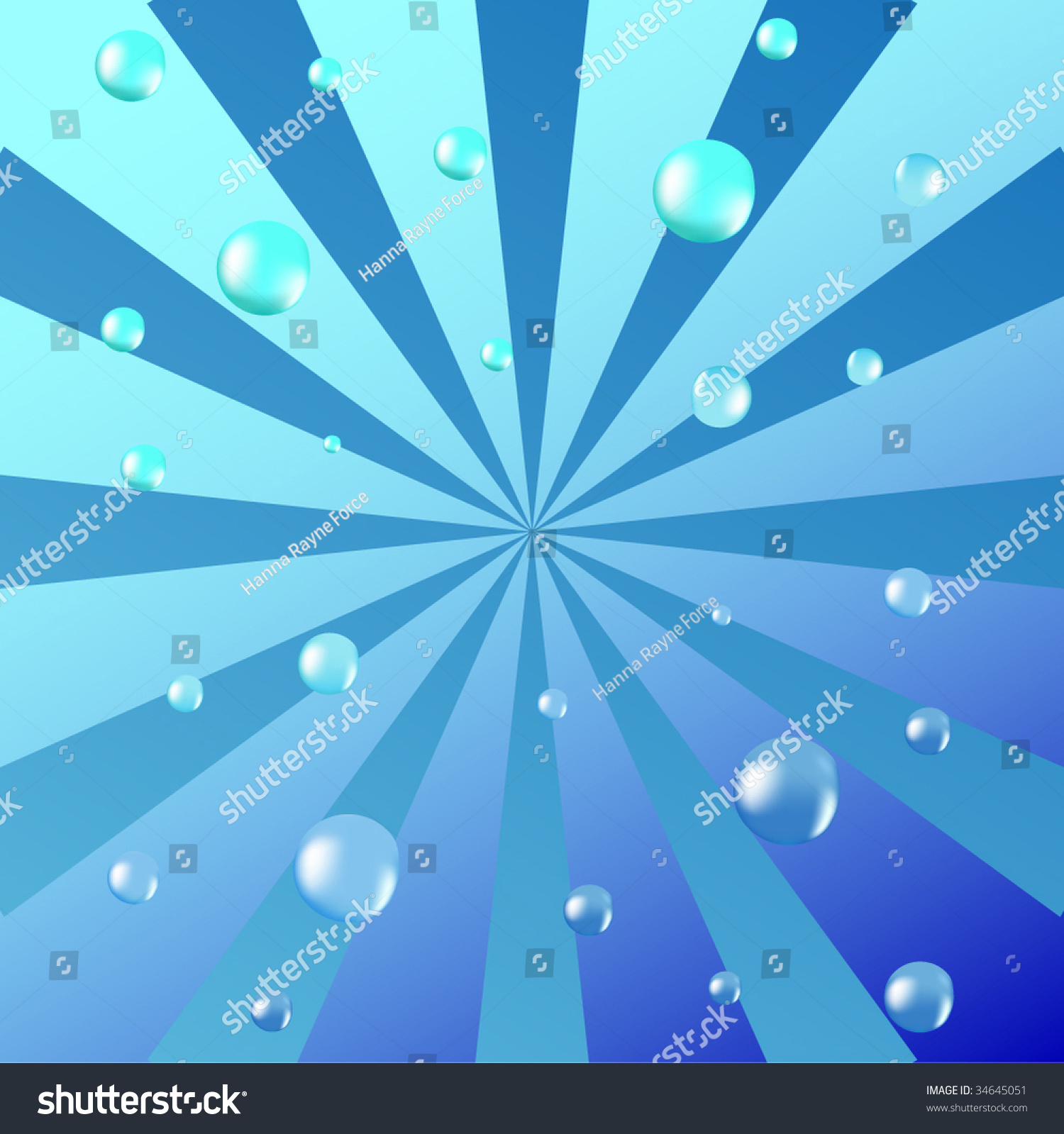 Air Bubbles Rising Water Vector Stock Vector (Royalty Free) 34645051 ...