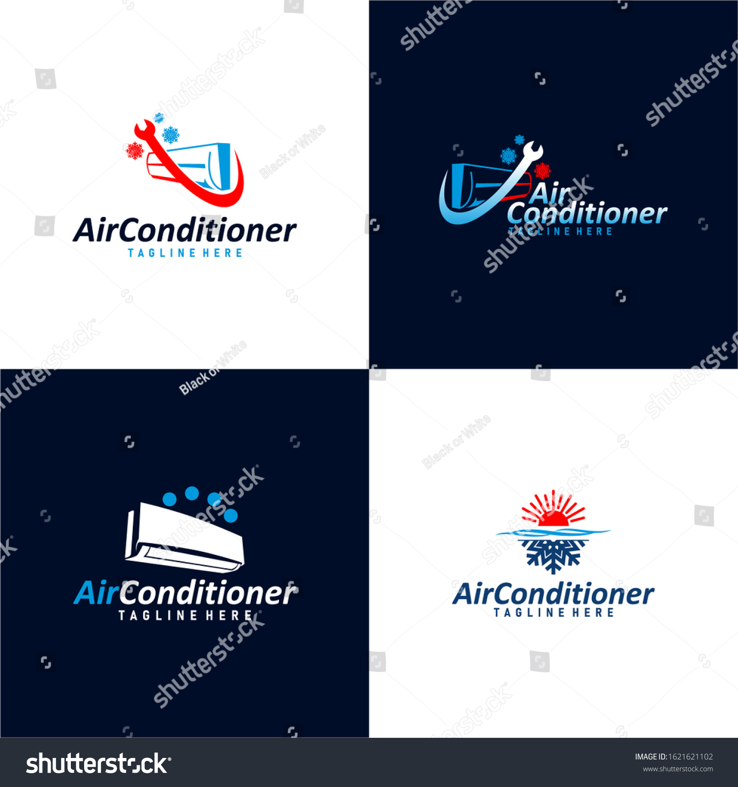 Air Conditioner Logo Design Vector Stock Vector (Royalty Free ...
