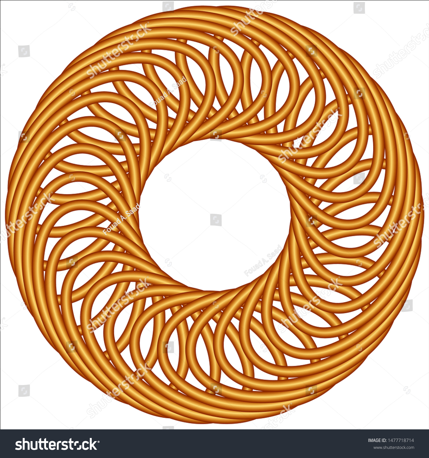 Air Core Toroidal Helical Coils Stock Vector (Royalty Free) 1477718714