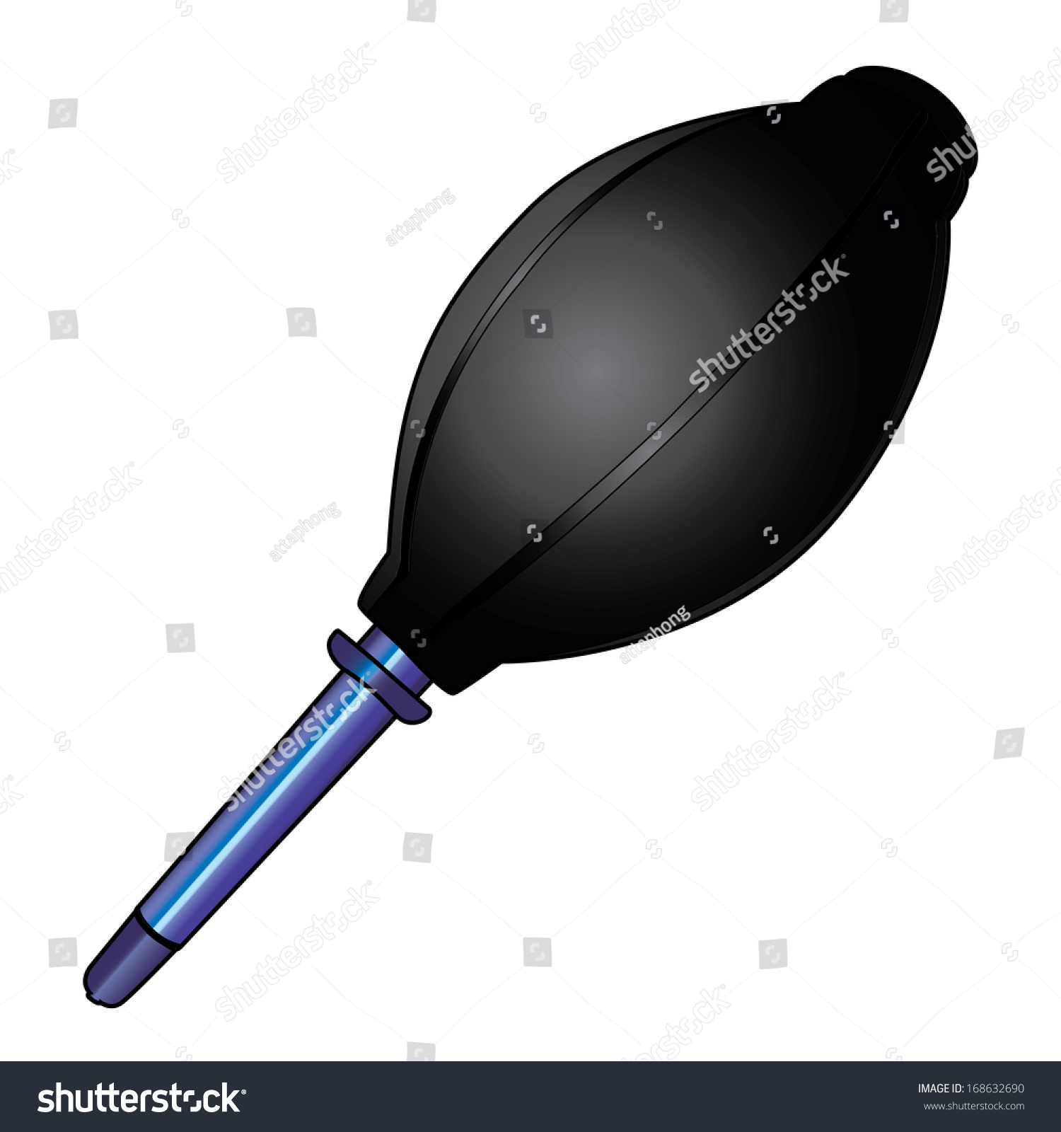 Air Dust Blower Camera Vector Stock Vector (Royalty Free) 168632690