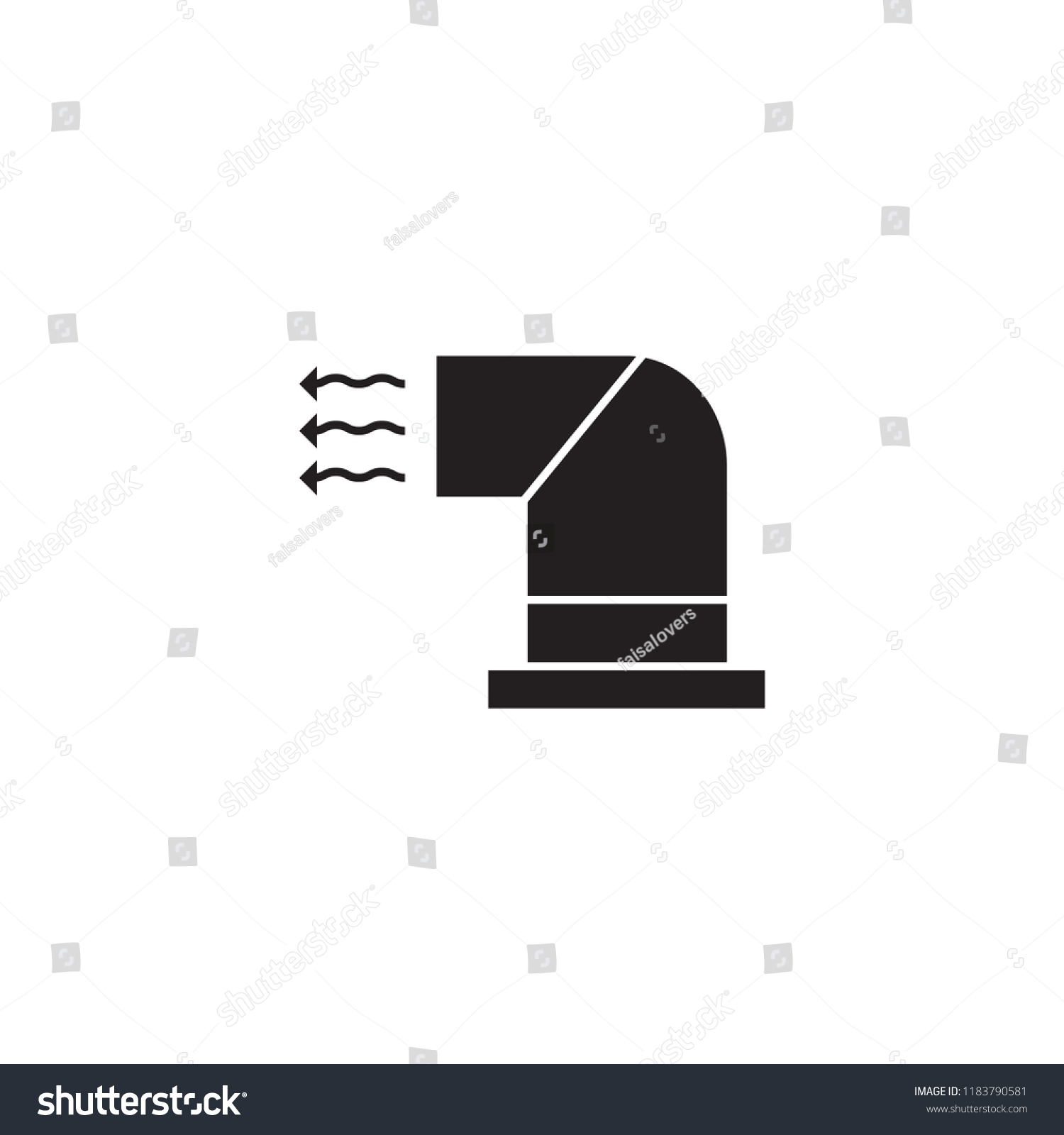 Air Flow Out Stock Vector (Royalty Free) 1183790581 | Shutterstock