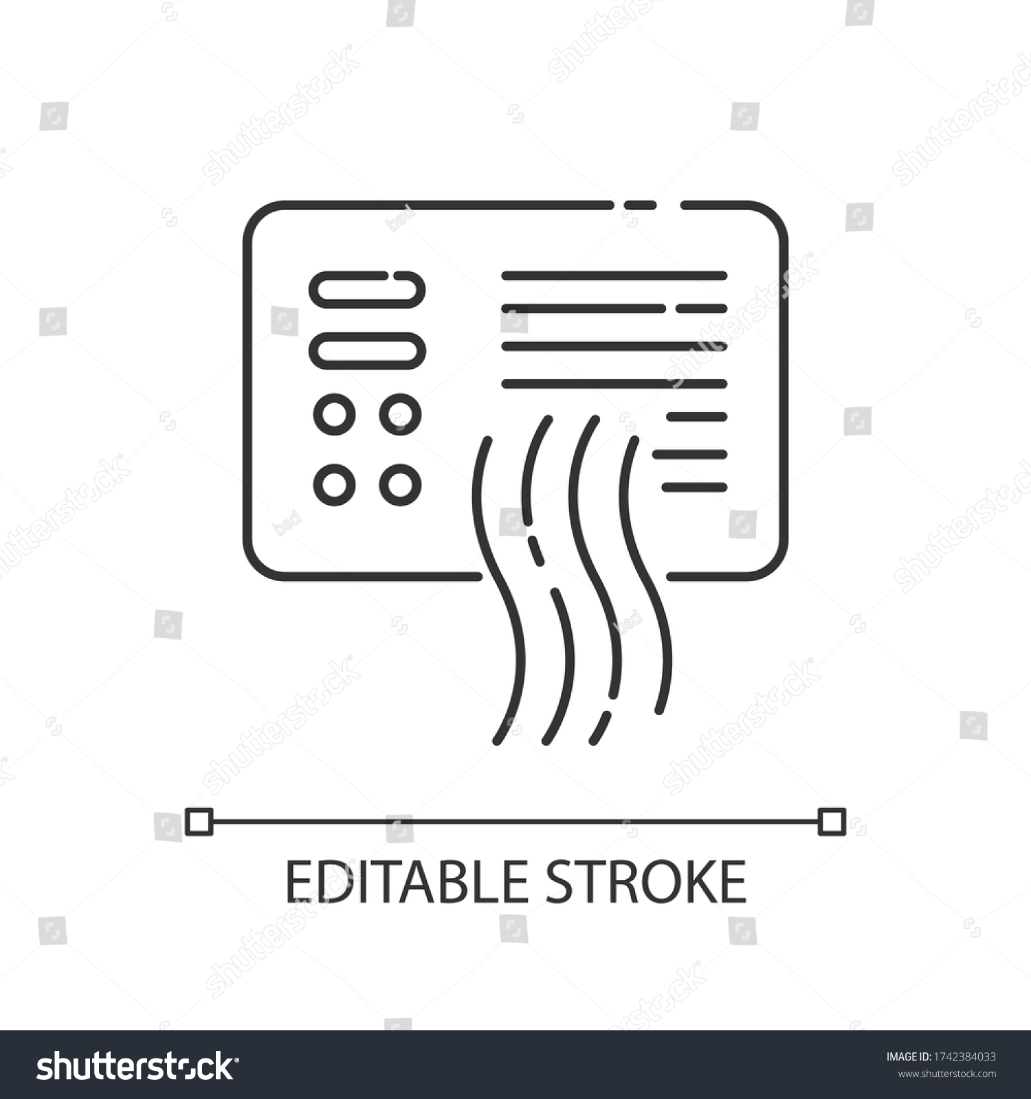 Air Pollution Sensor Pixel Perfect Linear Stock Vector (Royalty Free ...
