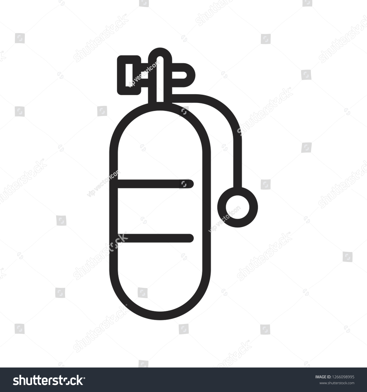 Air Tank Vector Icon Stock Vector (Royalty Free) 1266098995 | Shutterstock