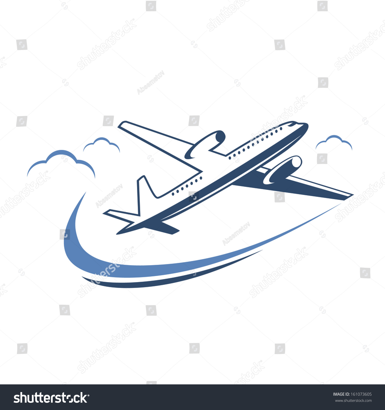 Aircraft Abstract Stock Vector 161073605 - Shutterstock
