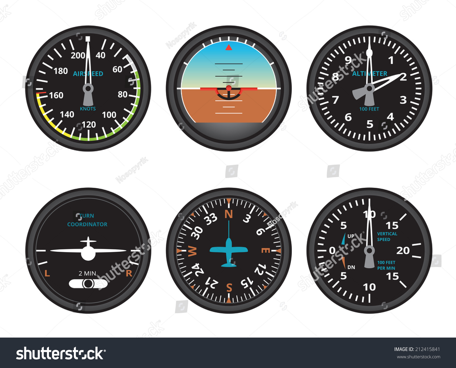 247 Artificial horizon Stock Vectors, Images & Vector Art | Shutterstock