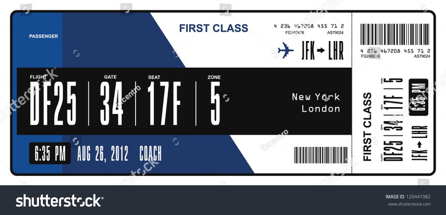 1,384 Boarding pass stub ticket Images, Stock Photos & Vectors ...