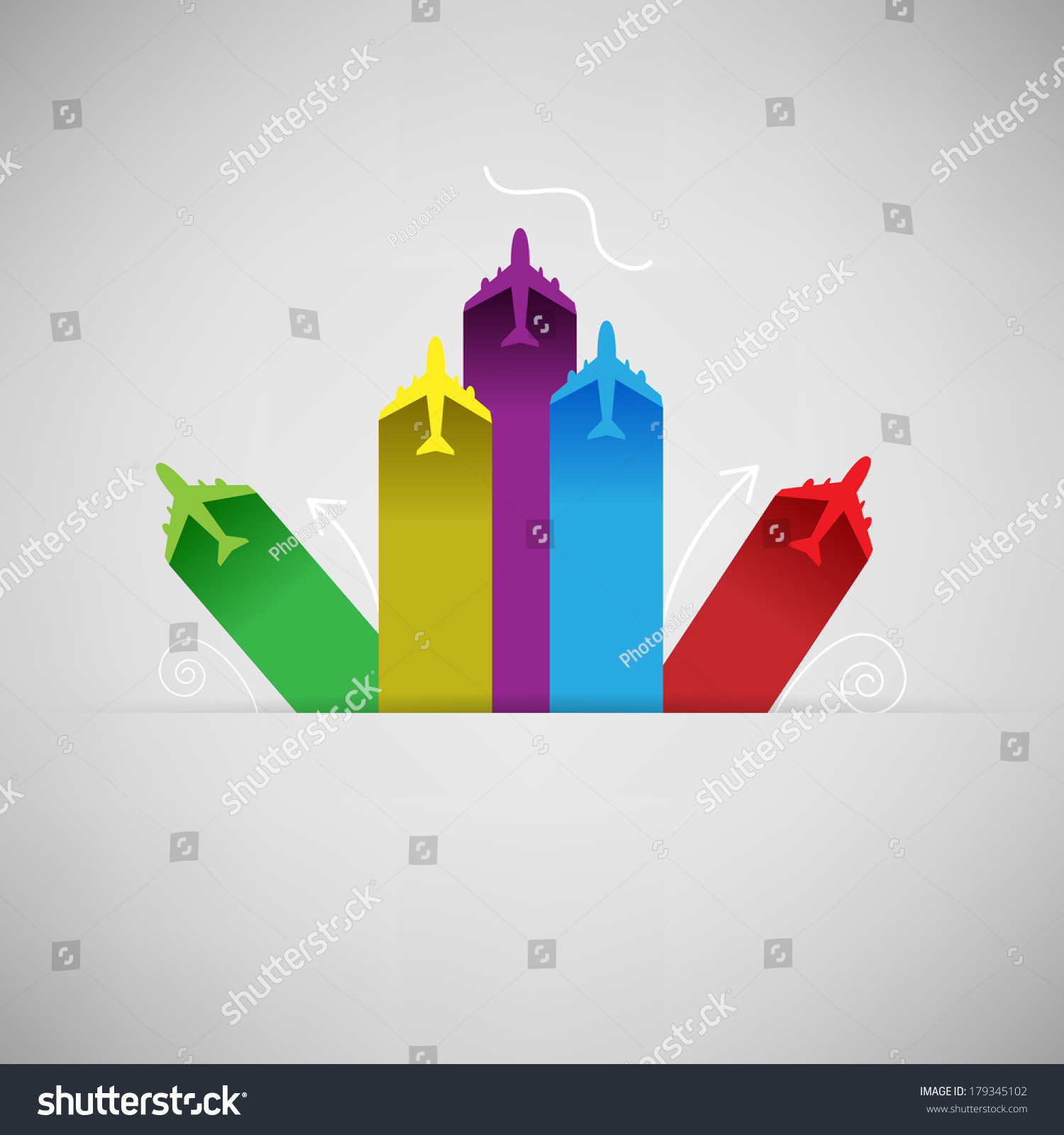 Airplane Symbol: เวกเตอร์สต็อก (ปลอดค่าลิขสิทธิ์) 179345102 | Shutterstock