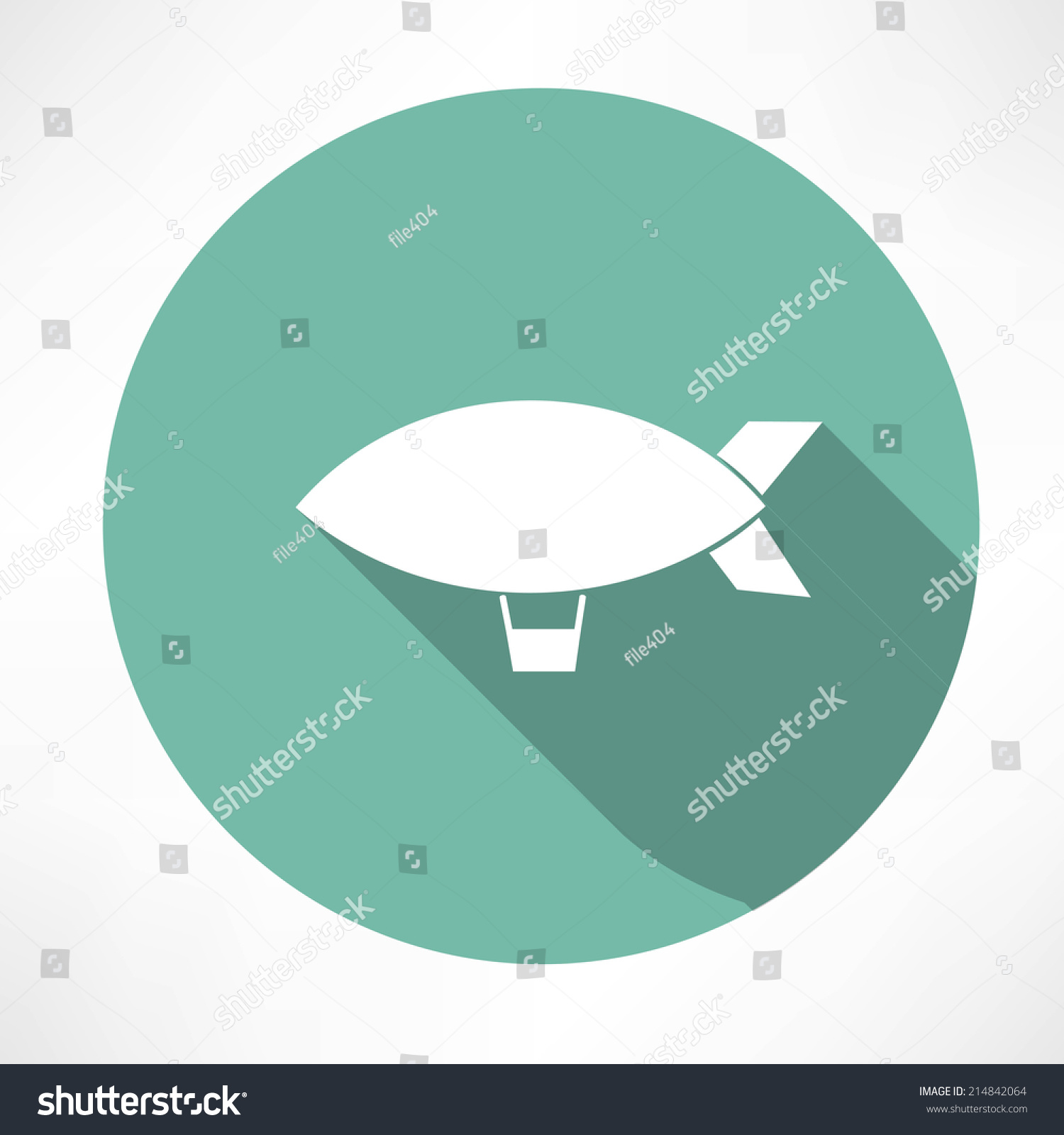 Airship Icons Stock Vector (Royalty Free) 214842064 | Shutterstock