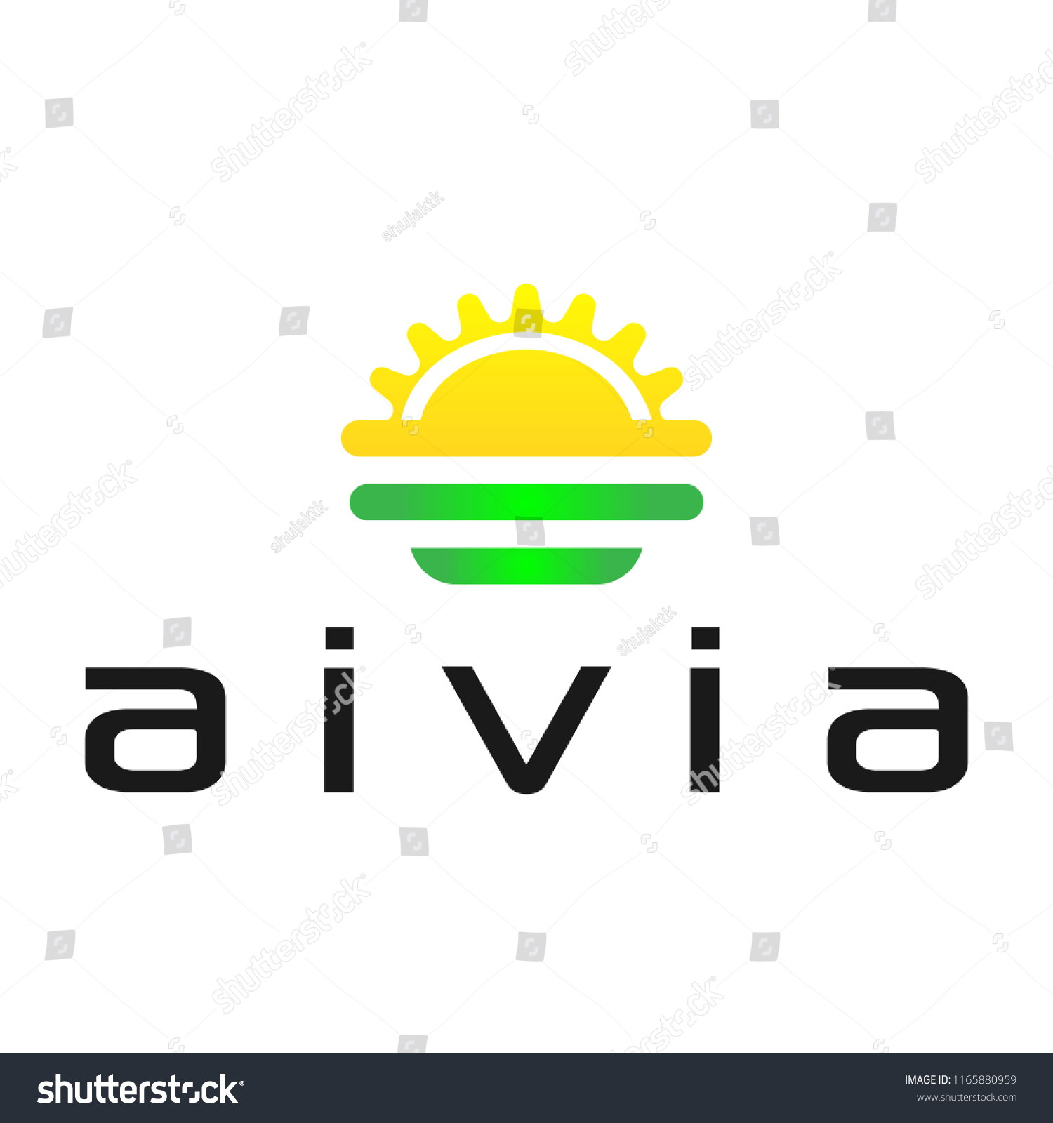 Aivia Solar Energy Logo Stock Vector (Royalty Free) 1165880959 ...