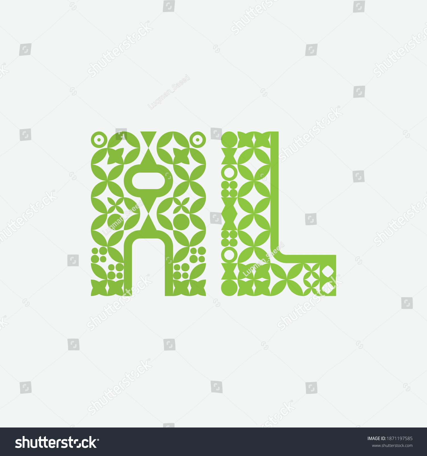 Al Monogram Logo Icon Stock Vector (Royalty Free) 1871197585 | Shutterstock