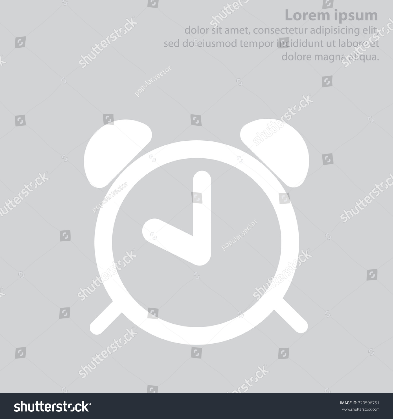 Alarm Clock Stock Vector (Royalty Free) 320596751 | Shutterstock