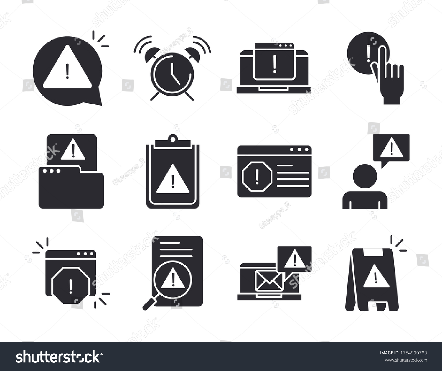 Alert Attention Danger Exclamation Mark Precaution Stock Vector ... Alert Attention Danger Exclamation Mark Precaution Stock Vector ...