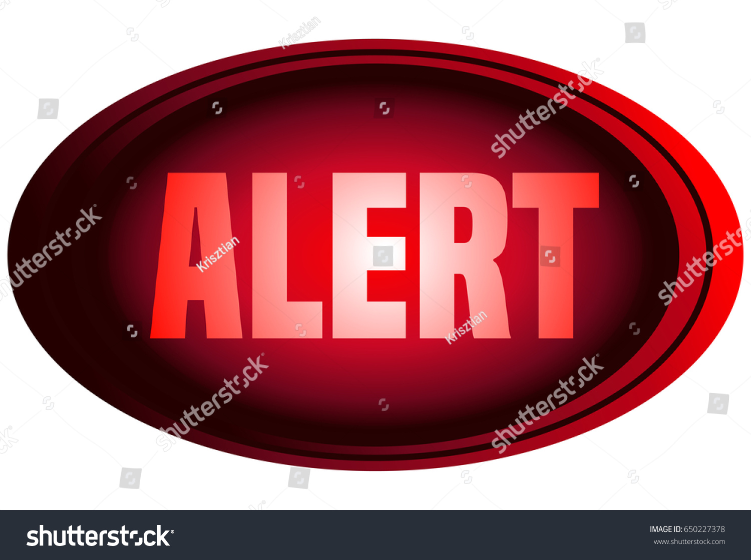Alert Sign Vector Illustration Stock Vector (Royalty Free) 650227378