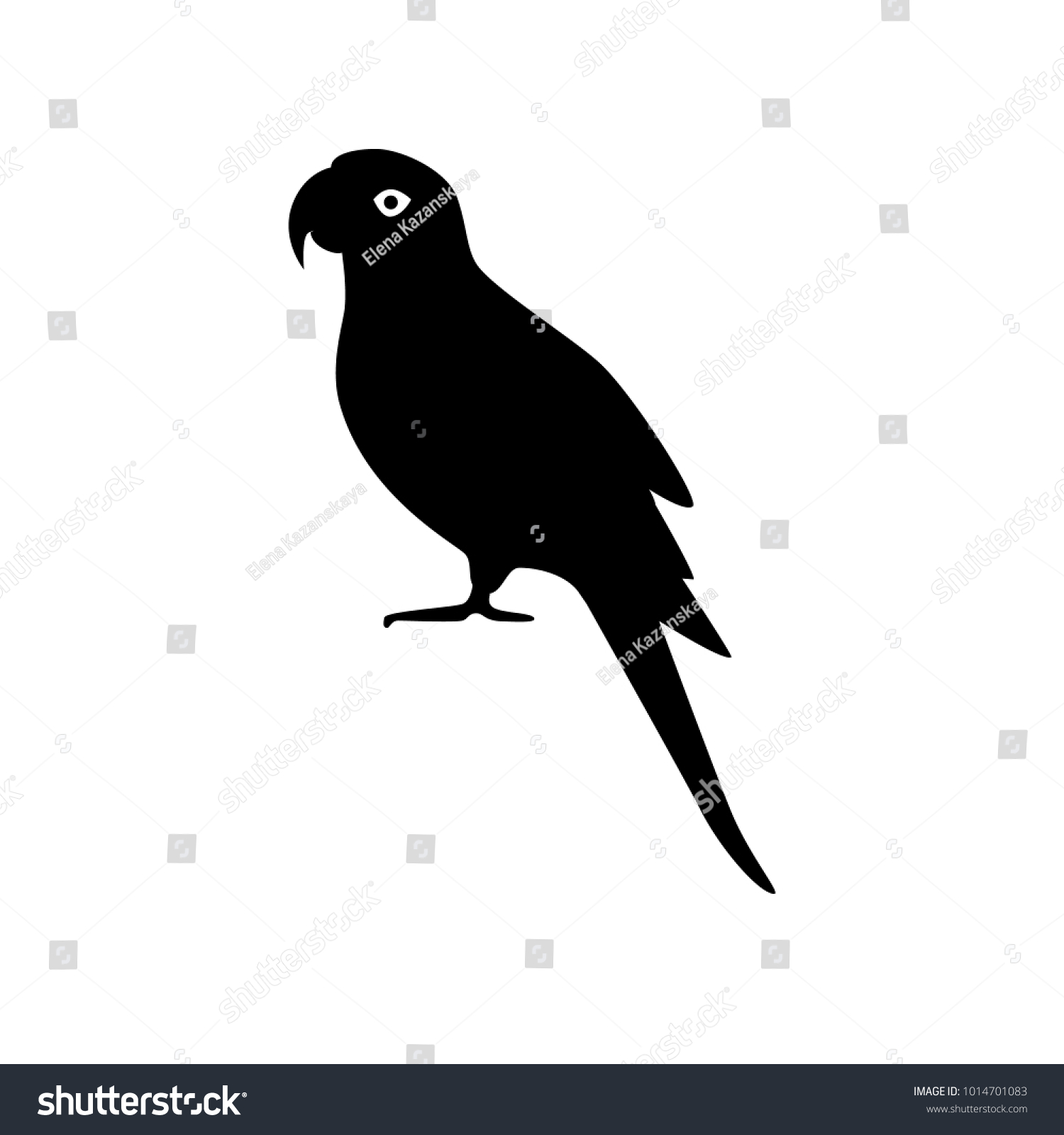 Alexandrine Ringneck Parrot Silhouette Icon Flat Stock Vector (Royalty ... Alexandrine Ringneck Parrot Silhouette Icon Flat Stock Vector (Royalty ...