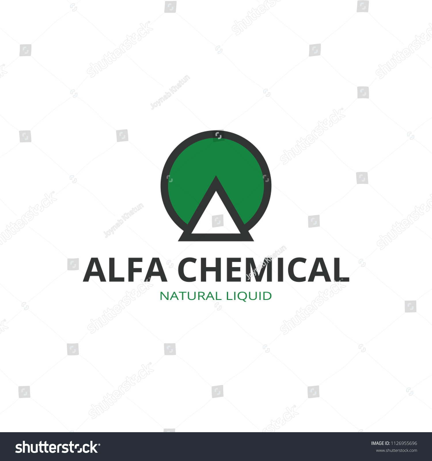 Alfa Chemical Logo Vector Stock Vector (Royalty Free) 1126955696 ...