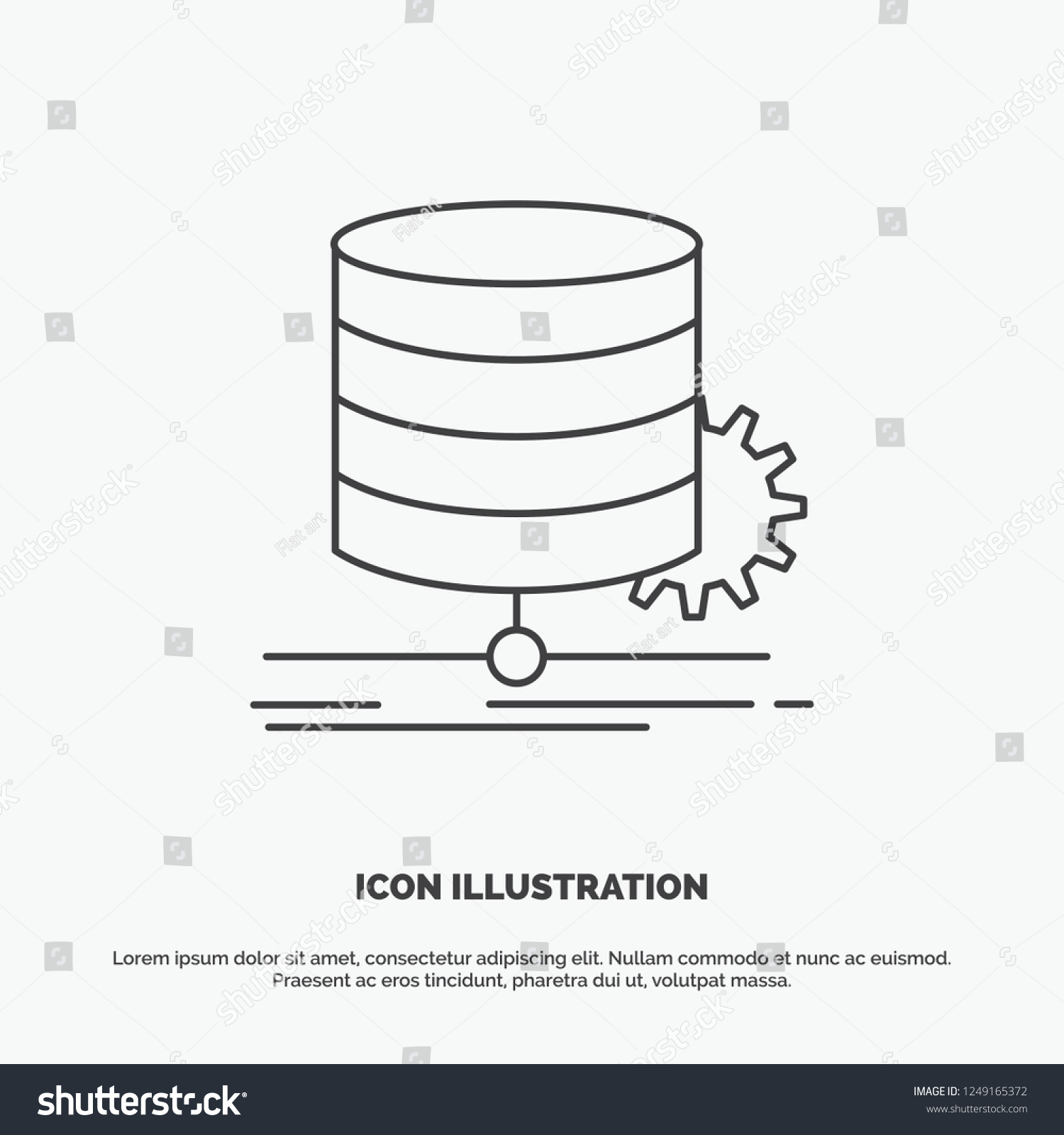Algorithm Chart Data Diagram Flow Icon: vetor stock (livre de direitos) 1249165372 | Shutterstock