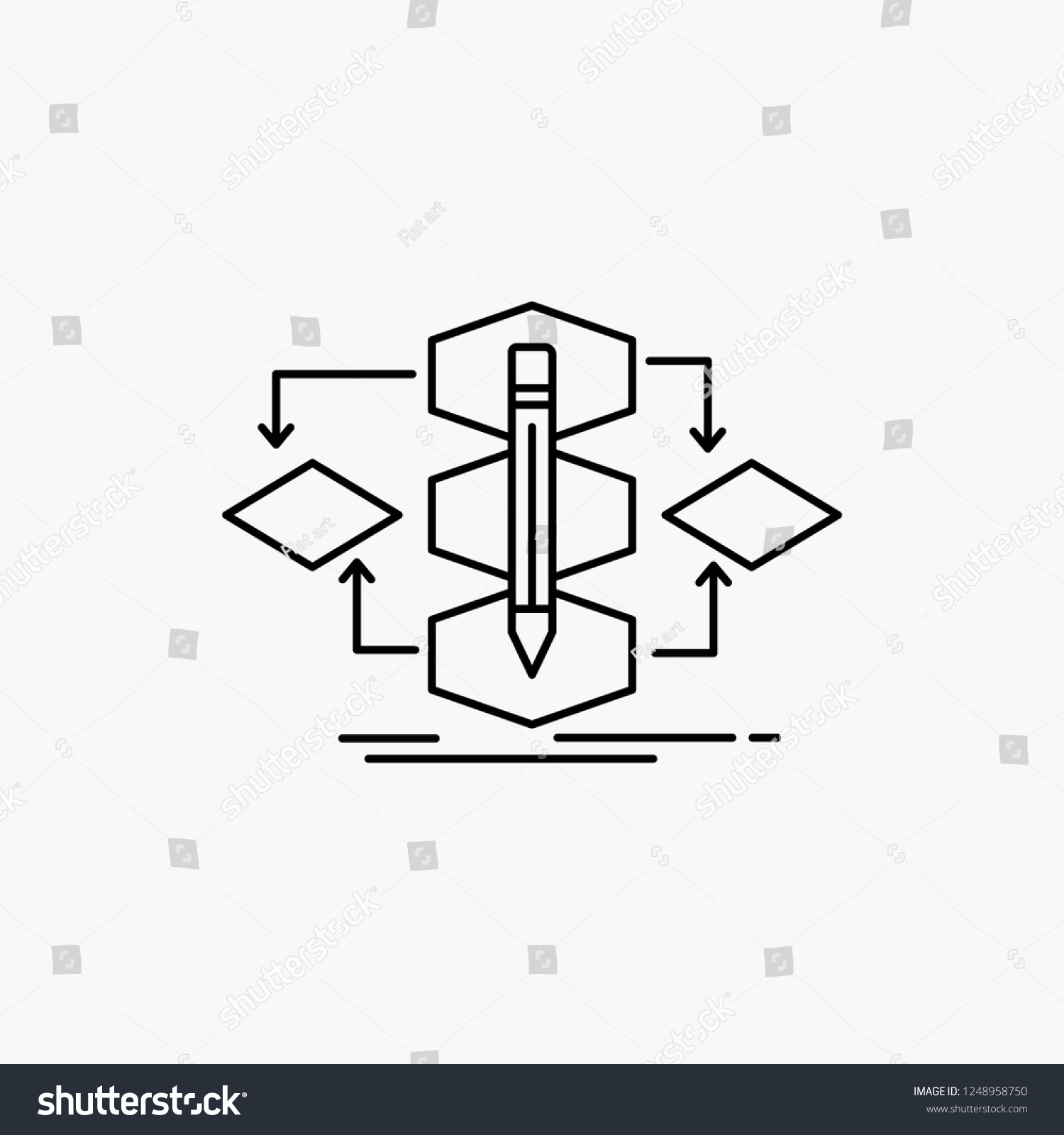 Algorithm Design Method Model Process Line: vector de stock (libre de ... Algorithm Design Method Model Process Line: vector de stock (libre de ...