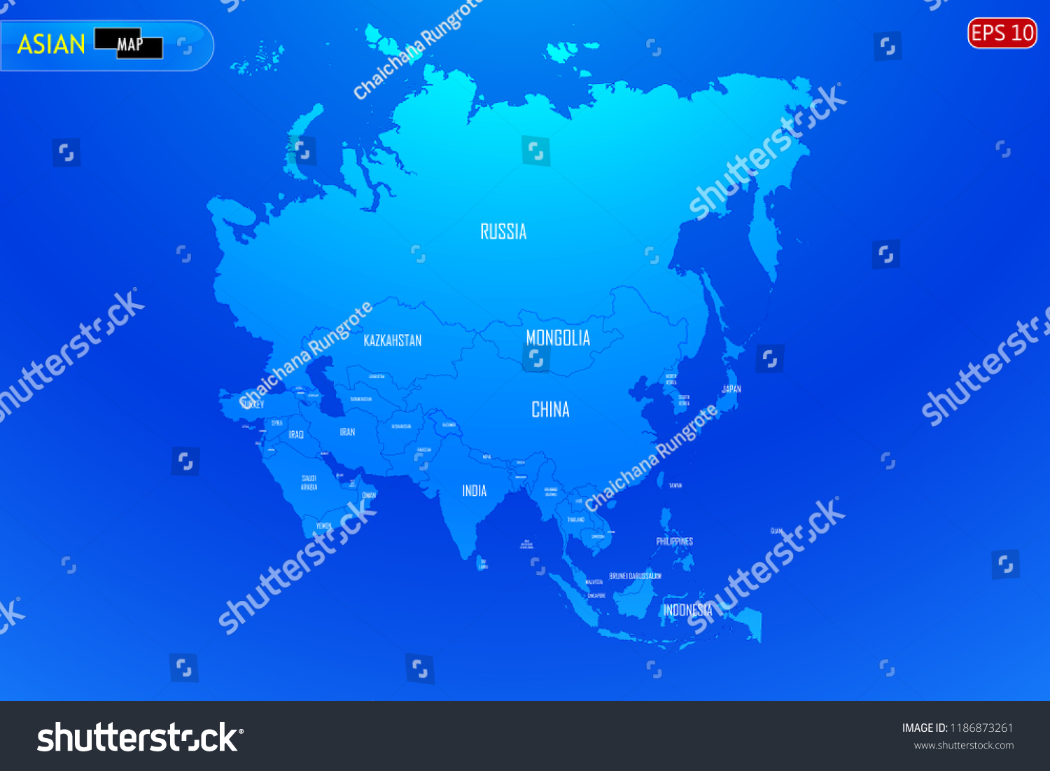 All Map Asinon Blue Background Vecter 스톡 벡터(로열티 프리) 1186873261 ...