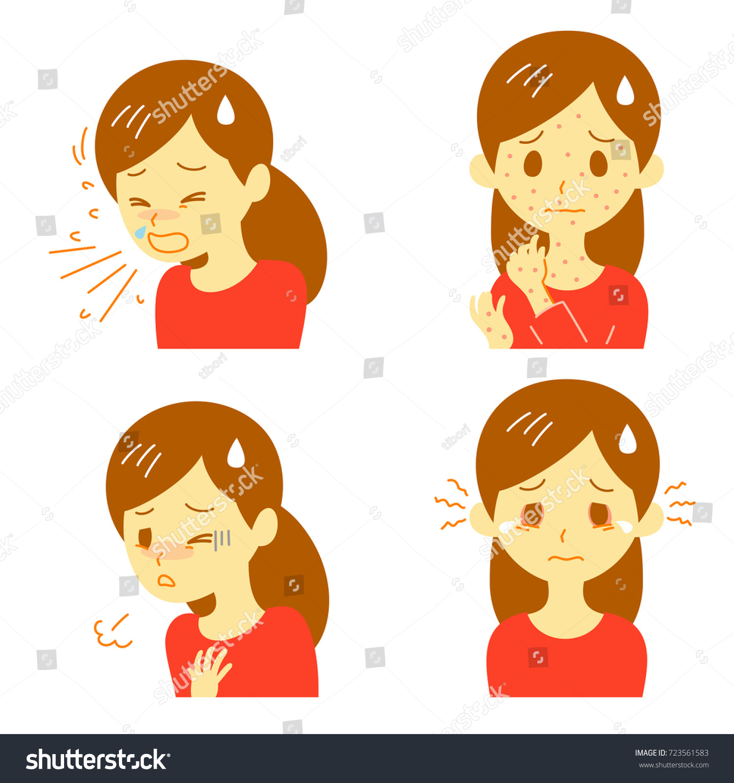 Allergic Reactions Vector File: Vector có sẵn (miễn phí bản quyền ...