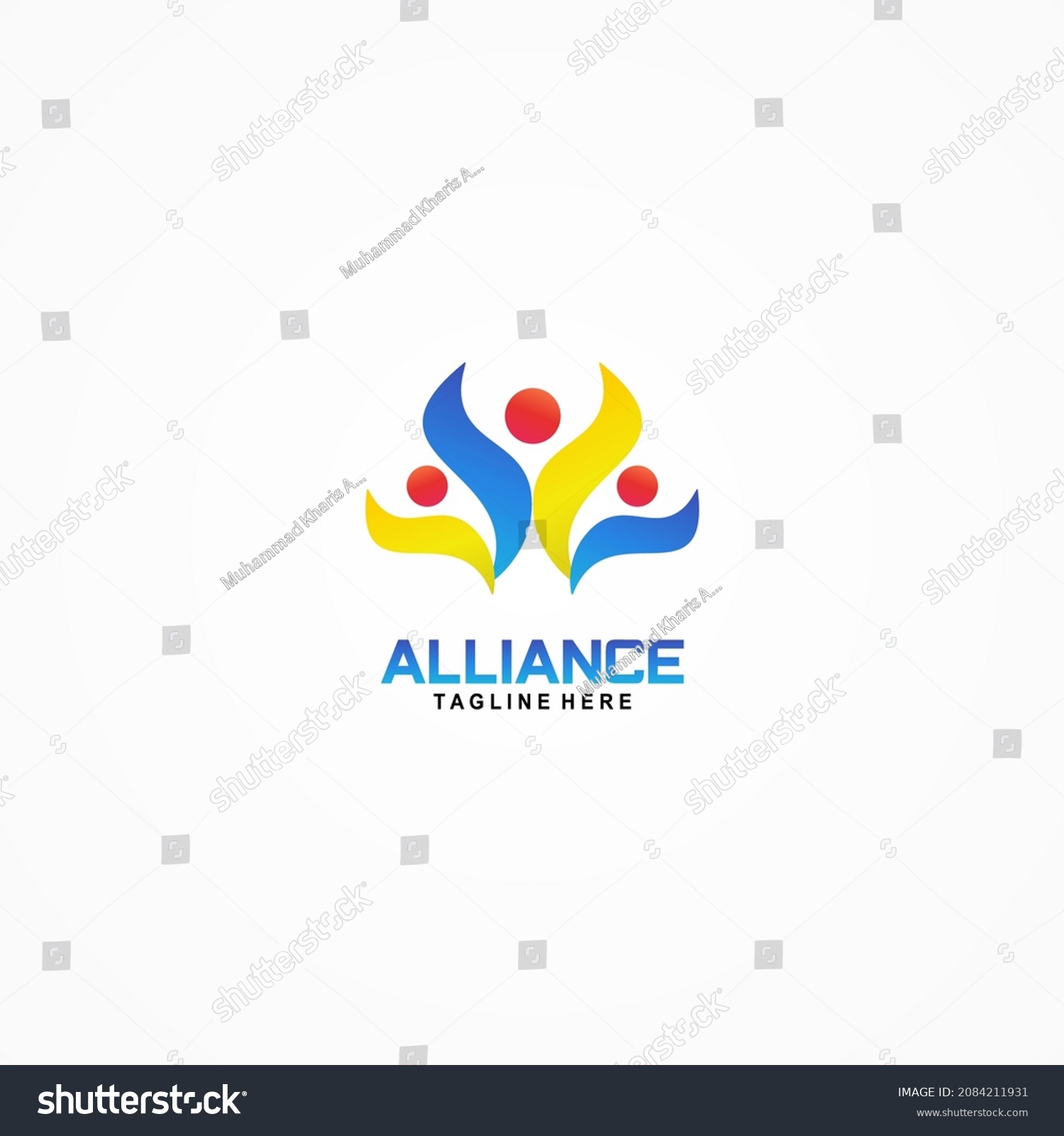 Alliance Logo Vector Simple Elegant Design Stock Vector (Royalty Free ...
