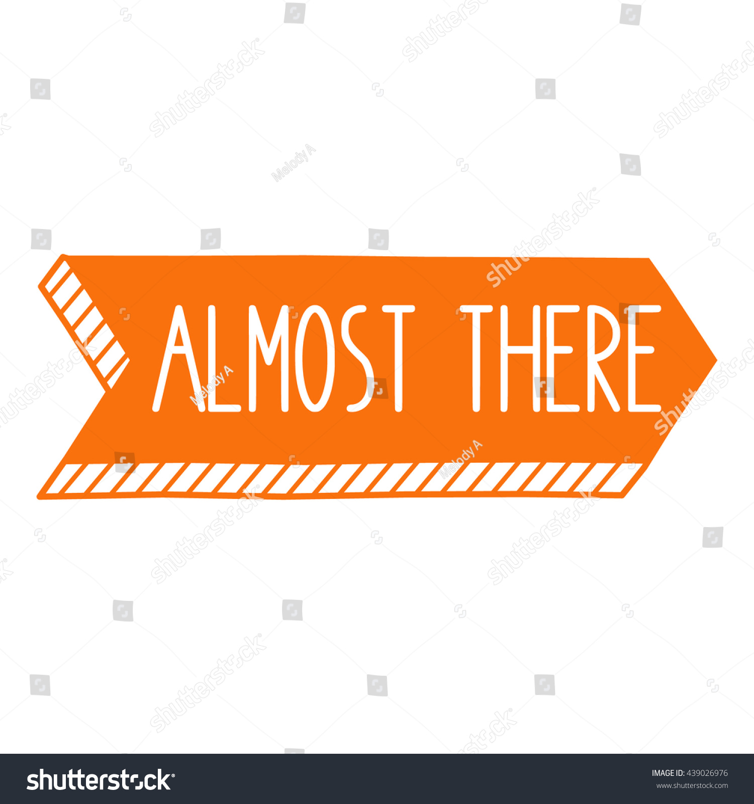 Almost There Motivational Lines Background Stock Vector (Royalty Free ...