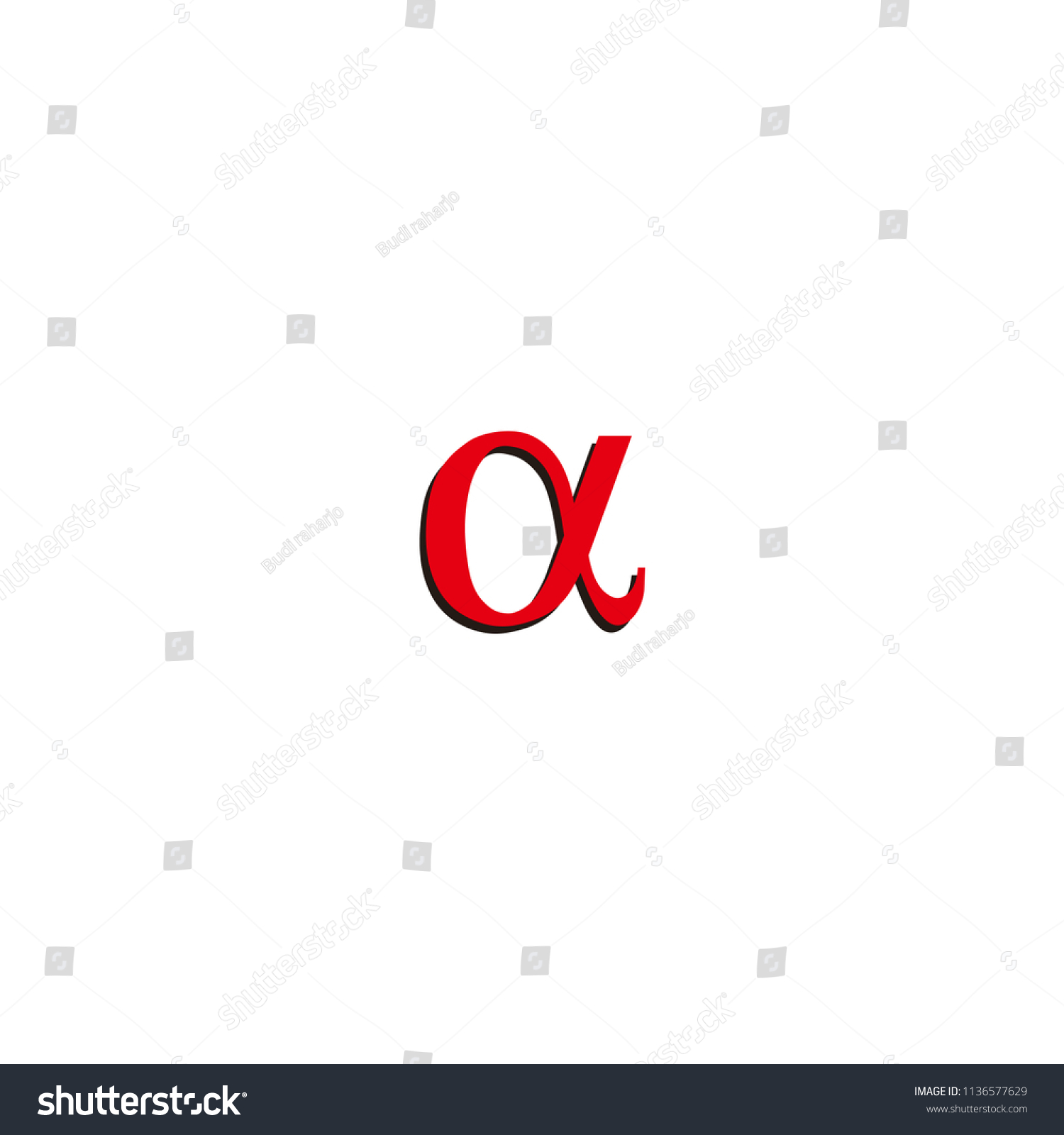 Alpha Letter Logo Vector Inspirations Stock Vector (Royalty Free ...
