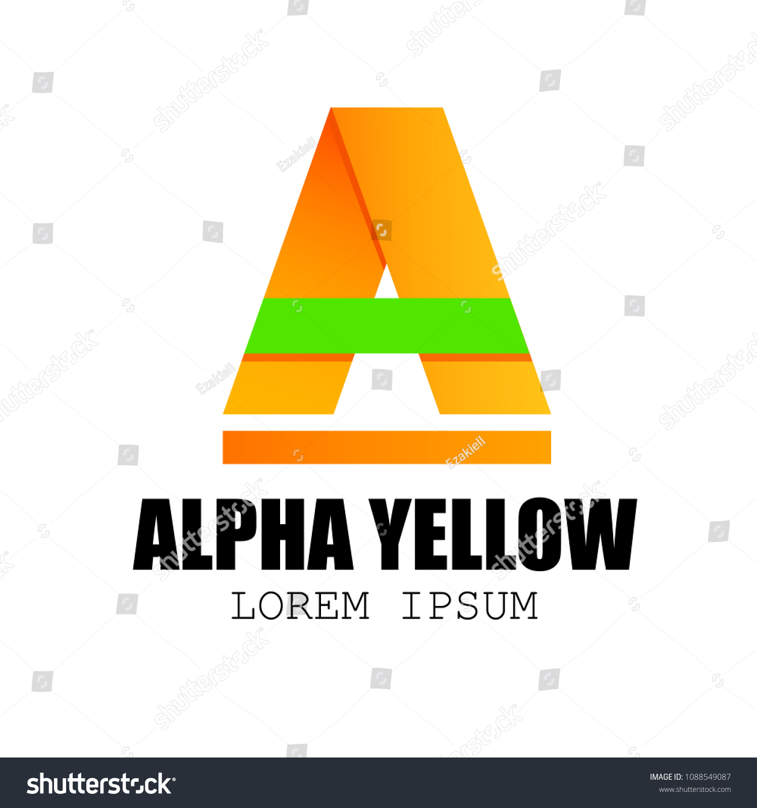 Alpha Vector Logo Stock Vector (Royalty Free) 1088549087 | Shutterstock