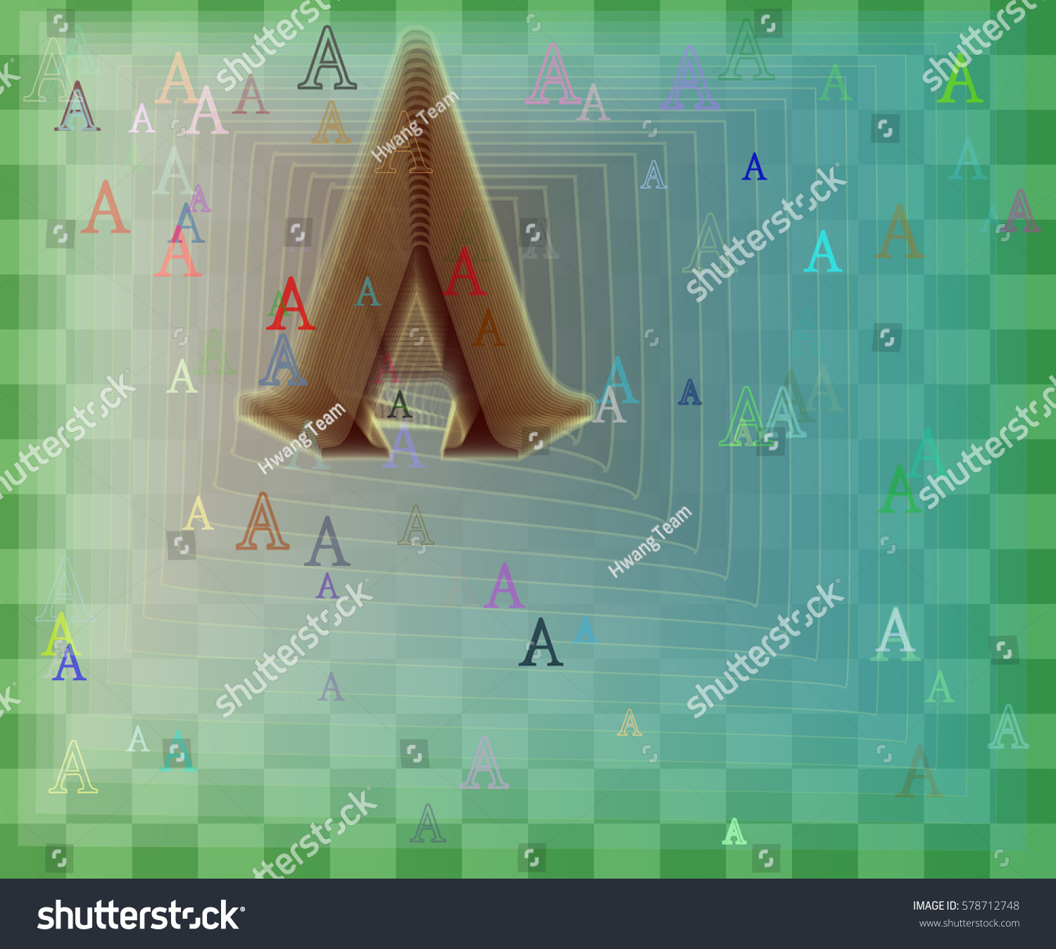 Alphabet Text Template Icon Stock Vector (Royalty Free) 578712748